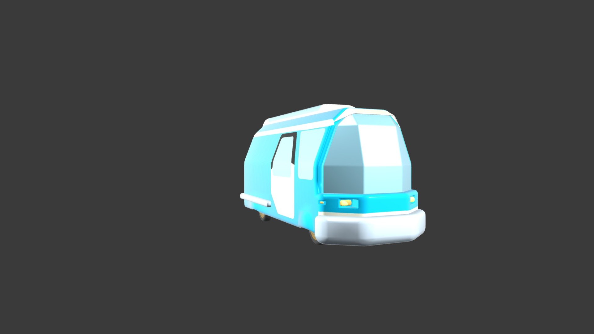 Retro Van - 3D model by Mini_Legend_123 [dc69758] - Sketchfab