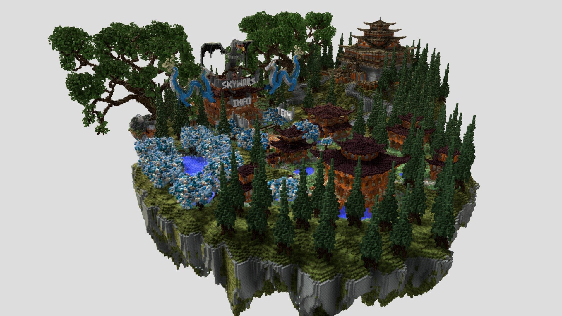 🏟 BIG SPAWN SKYWARS [JAPAN] 🏟 - Buy Royalty Free 3D model by ...