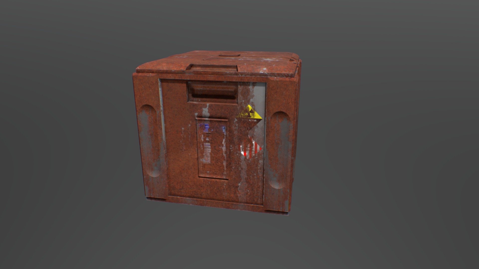 Crate Large (Rusted Version) - 3D model by DMATH [dc6d3a3] - Sketchfab