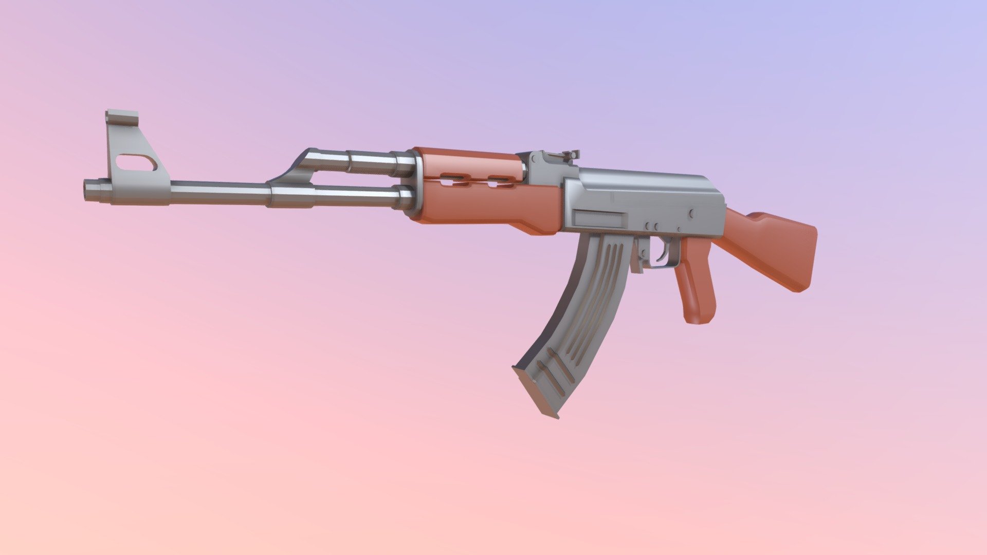 AK-47 Assault Rifle - 3D model by Pitur [dc713b1] - Sketchfab