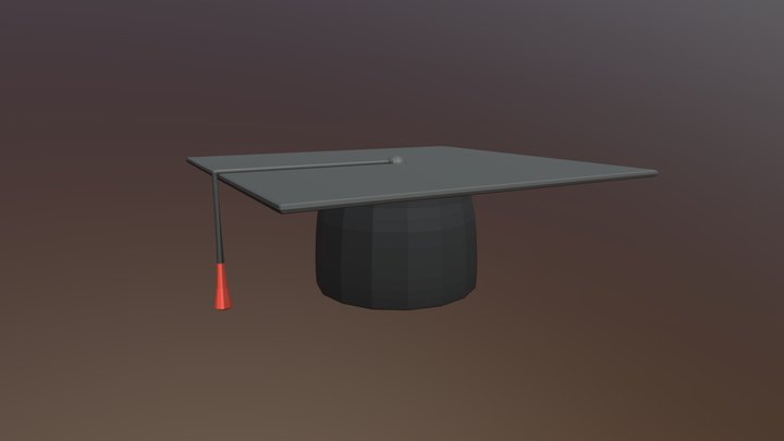 Graduation-hat 3D models - Sketchfab