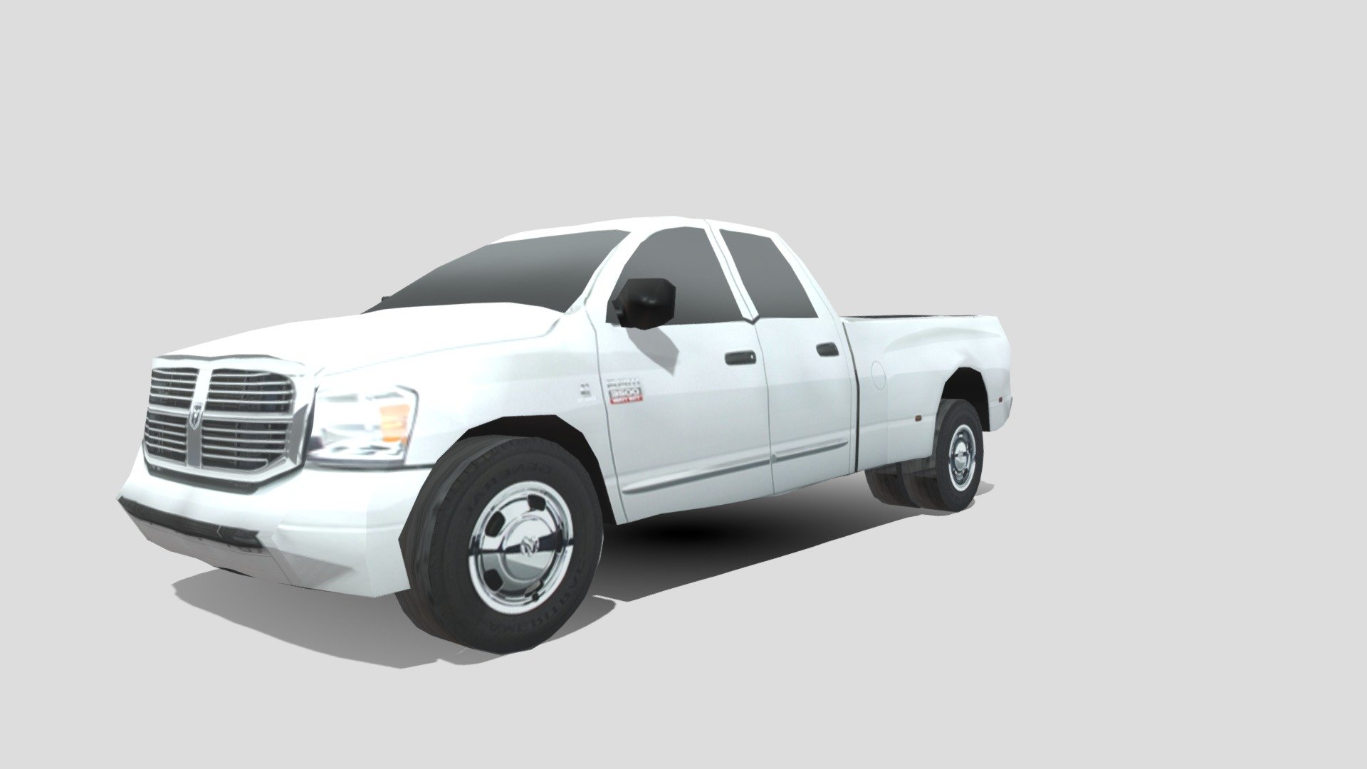 dodge Ram 3500 - Download Free 3D model by zairiq-123 [dc750a1] - Sketchfab