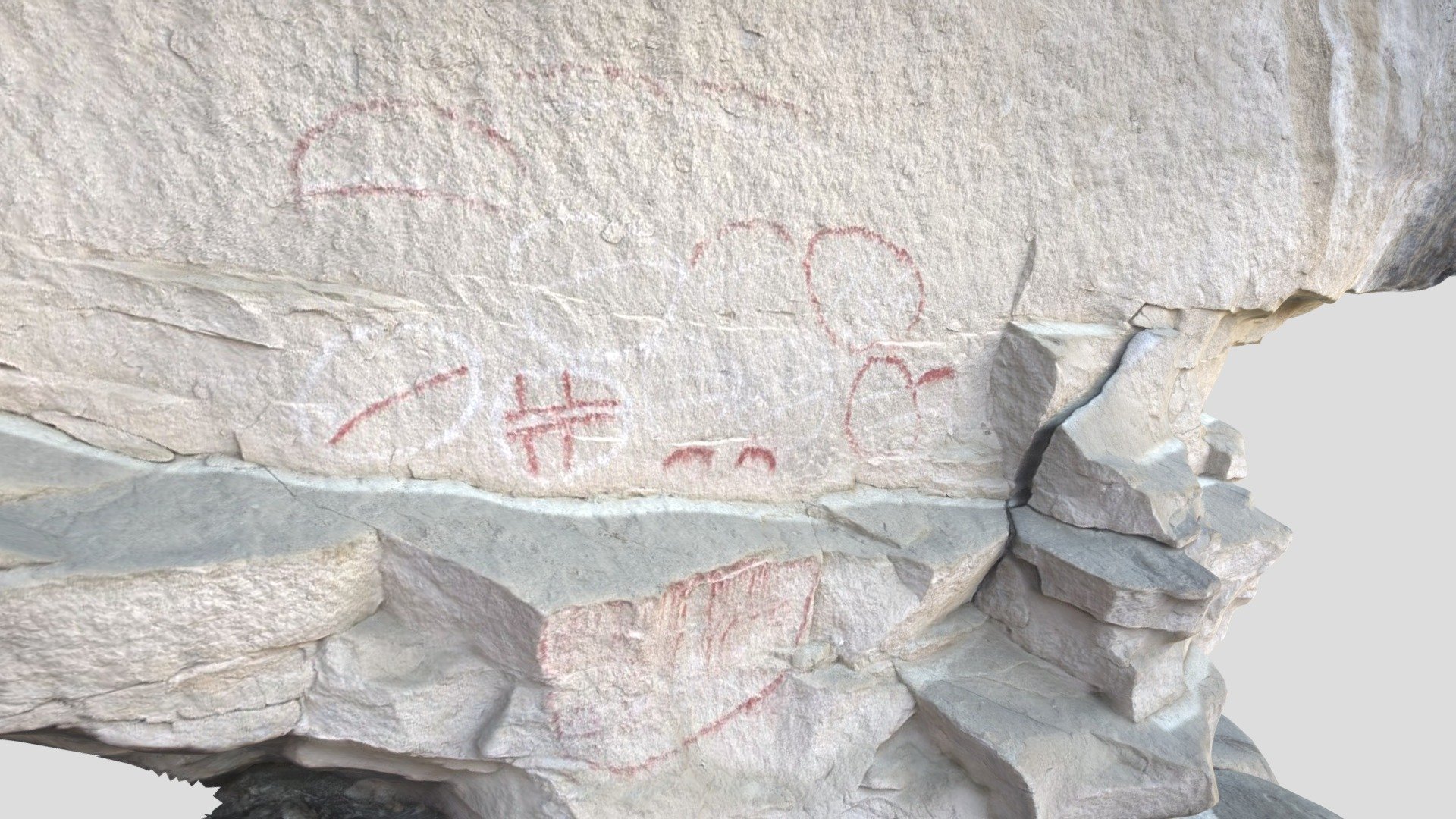 Chumash Polychrome Pictographs - 3D model by dgordon (@entopticstudios ...