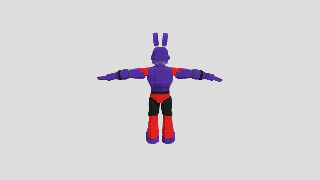 Minecraft Fnaf Models - A 3D model collection by Fazer Bear (@fazer ...