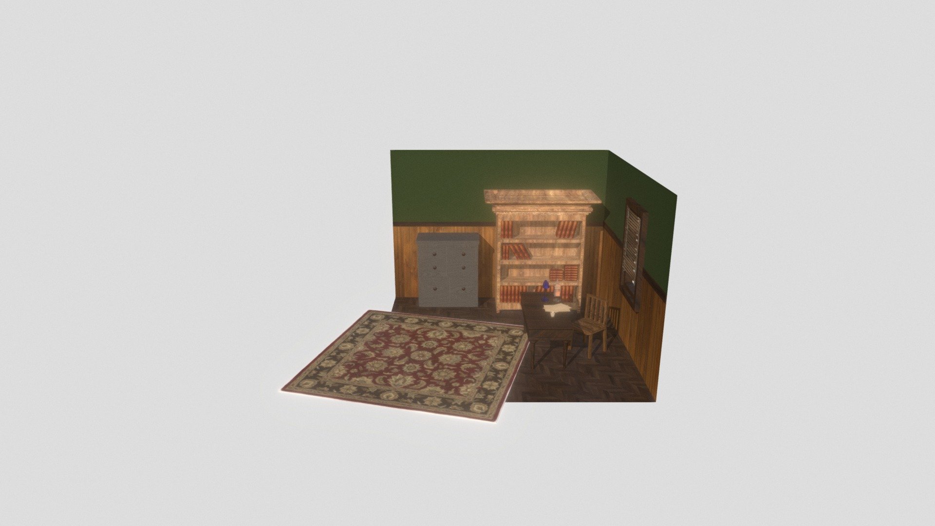 Detective room - Download Free 3D model by amazing216man [dc77650 ...