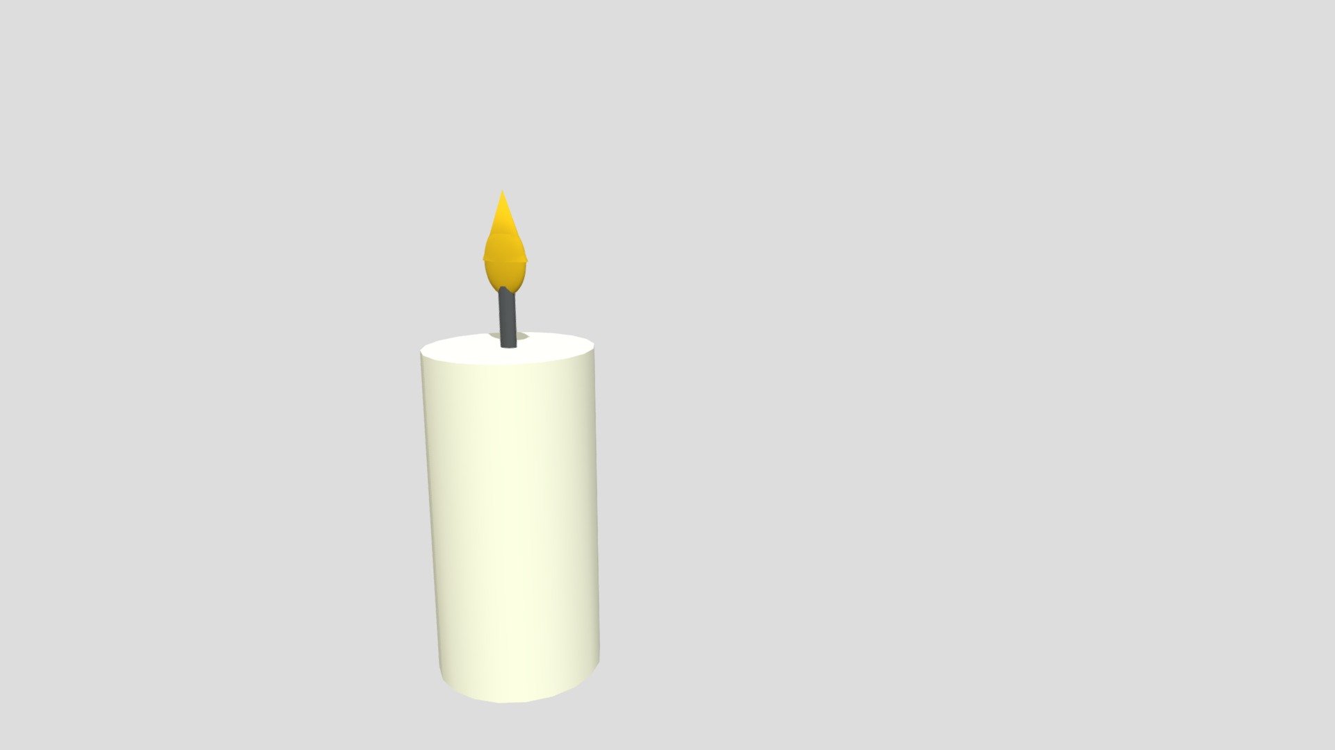Simple Candle - Download Free 3D model by tamoke2024 [dc77a91] - Sketchfab