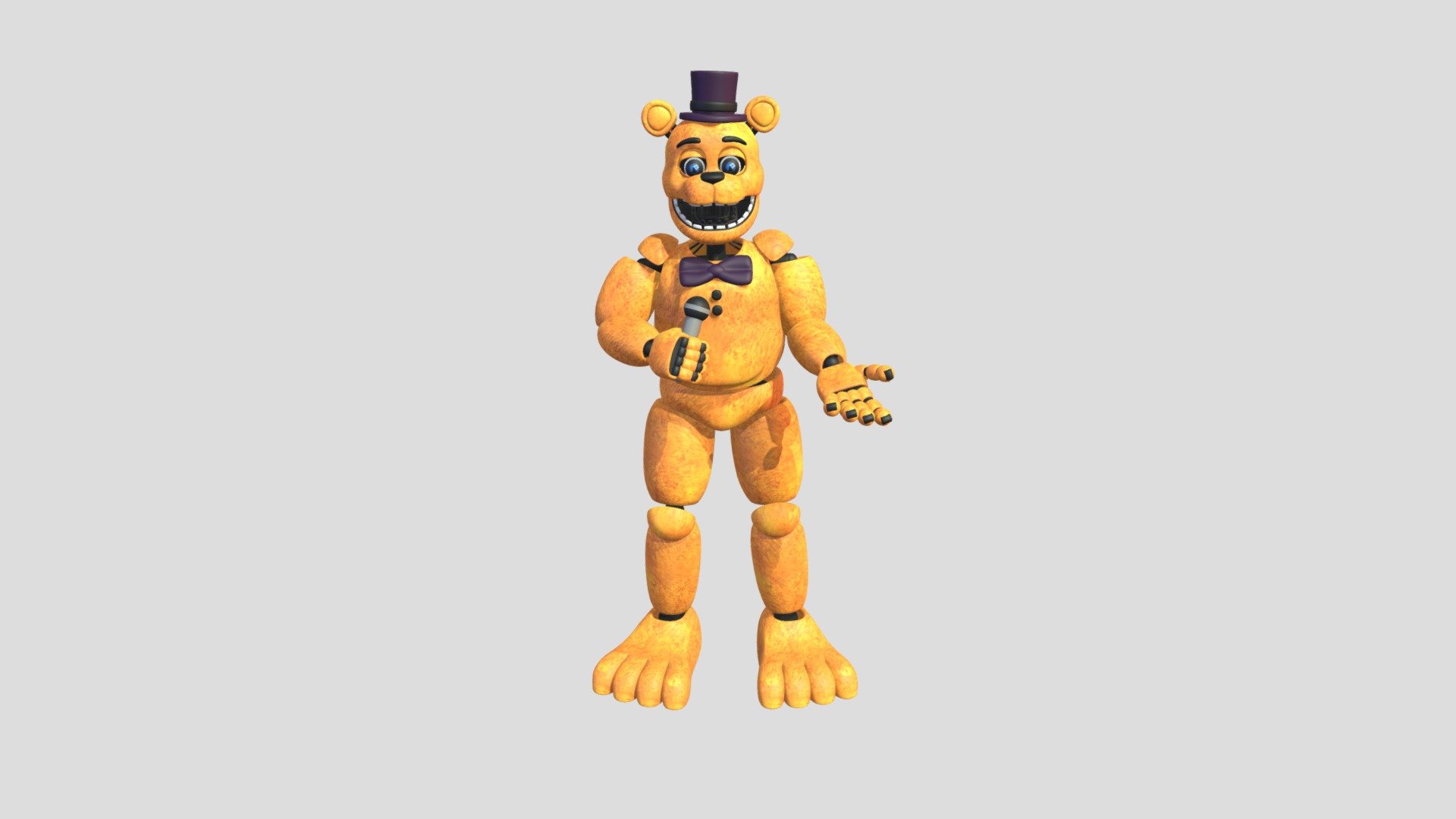 Spring Freddy - 3D model by junniean (@junniean25503) [dc78317] - Sketchfab