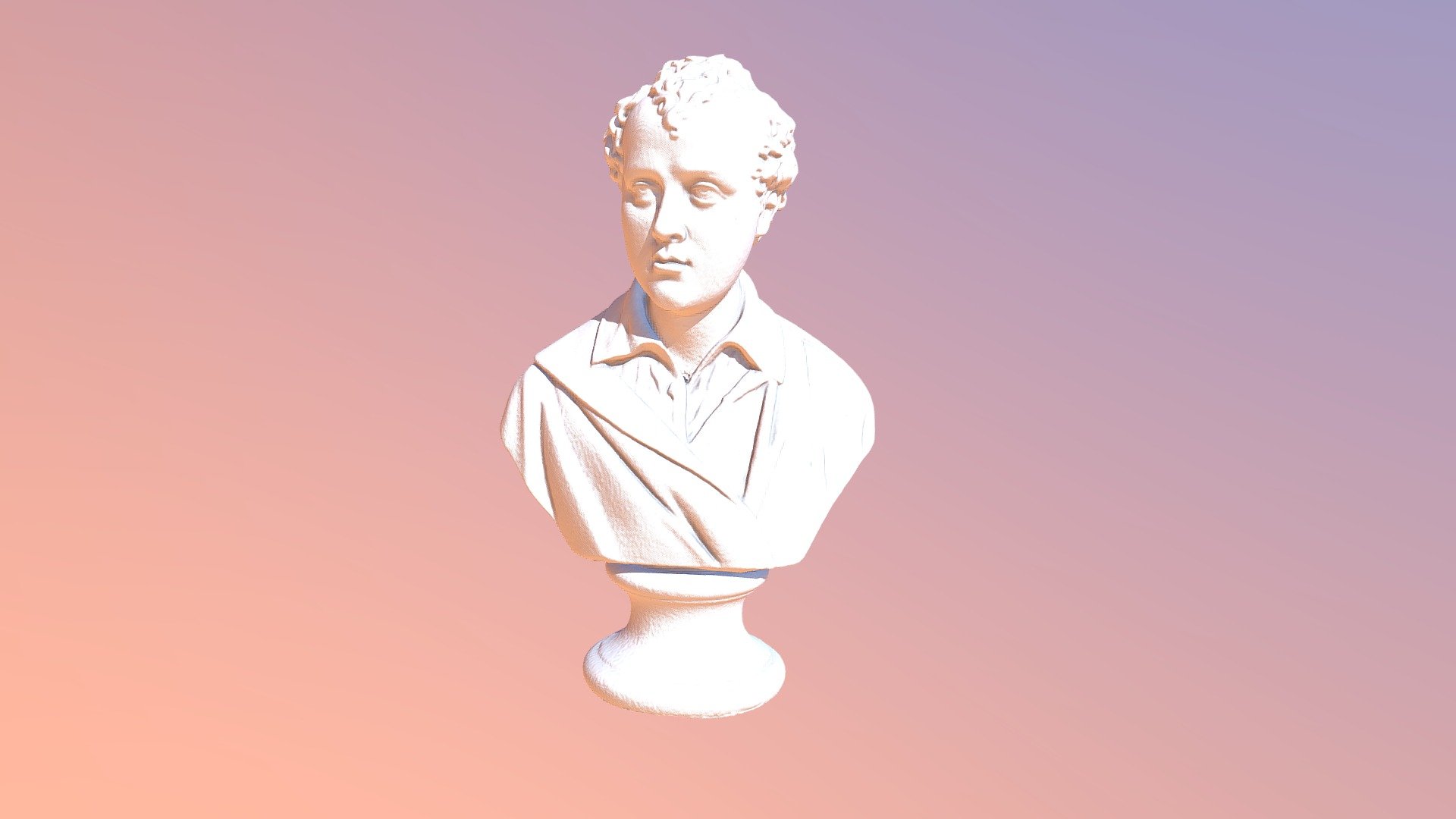 Bust of Lord Byron - Download Free 3D model by Nicholas Kilgore ...