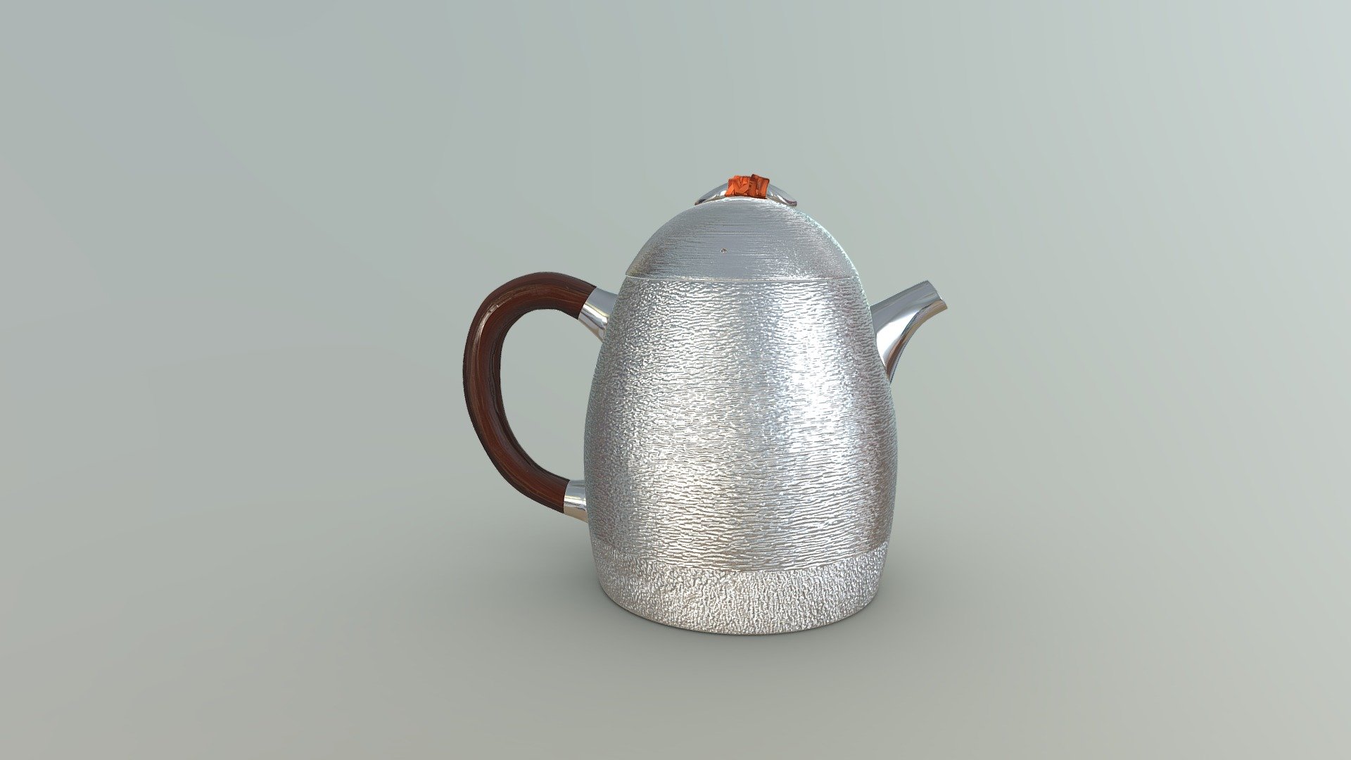 Handmade Pure Silver Qin Quan Teapot 140ml - 3D model by TeaVivre ...