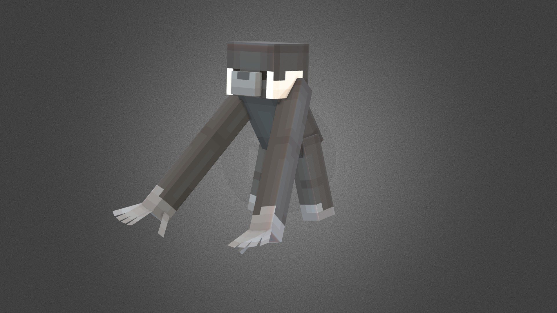 Gibbon - Custom Minecraft Model - 3D model by jessdragon12 [dc7dfba ...