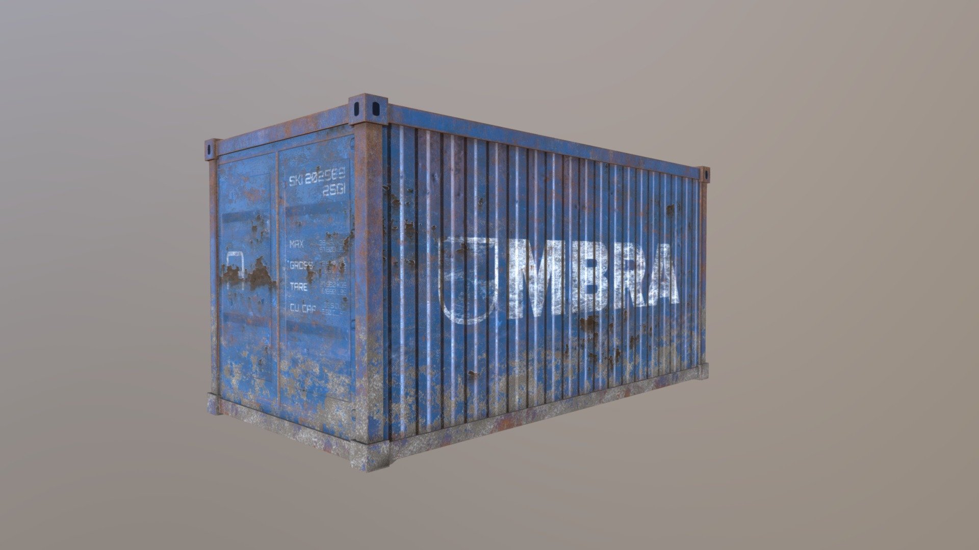 Low Poly Container - Download Free 3D model by Facubazzano [dc80a5c ...