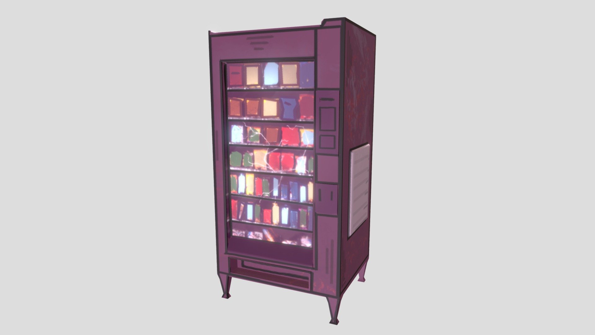 vending_machine_1 - 3D model by B0nfi [dc80ba8] - Sketchfab