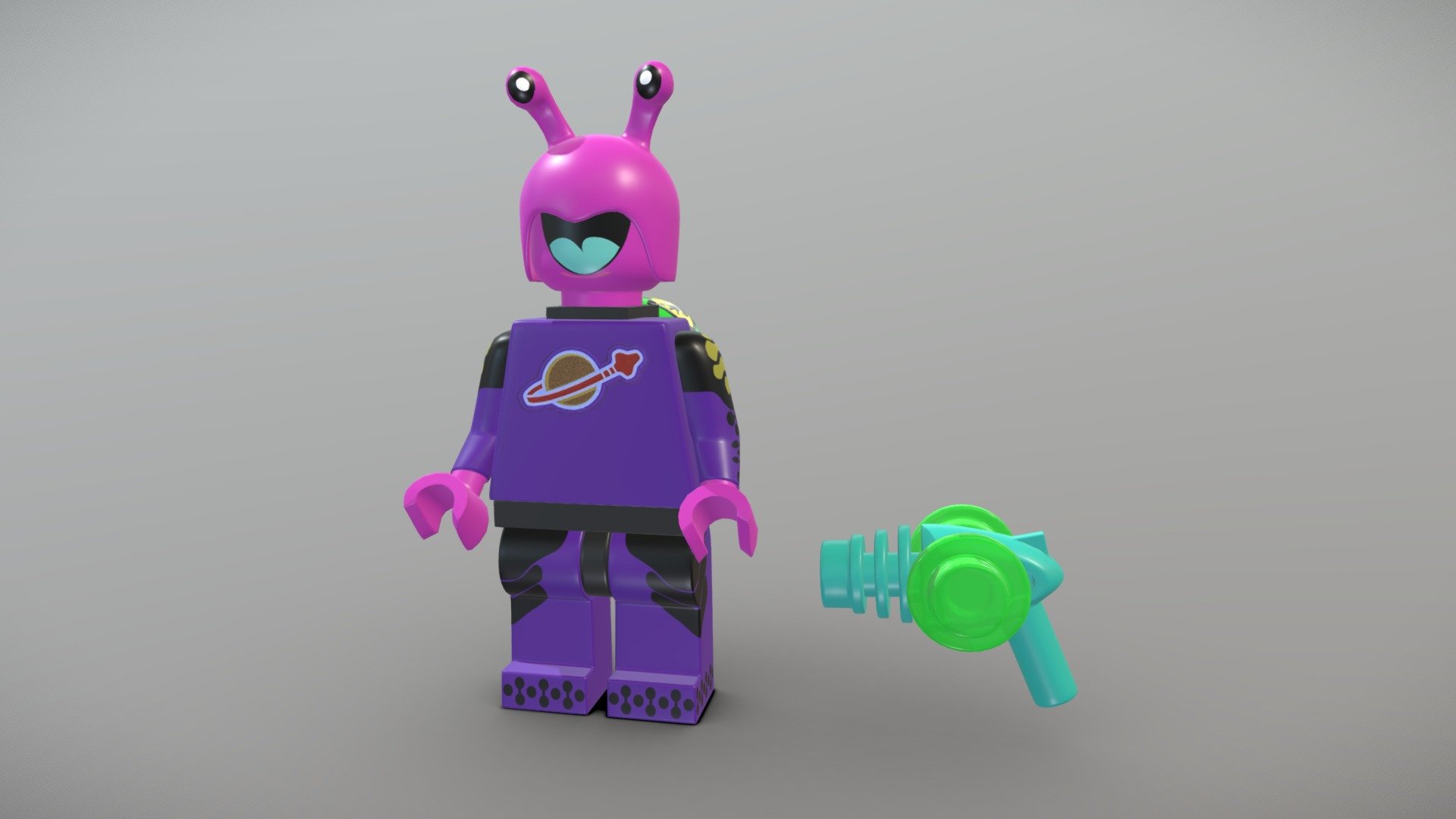 Lego_alien - 3D model by Mr Juicy (@ericng.uk) [dc819a4] - Sketchfab