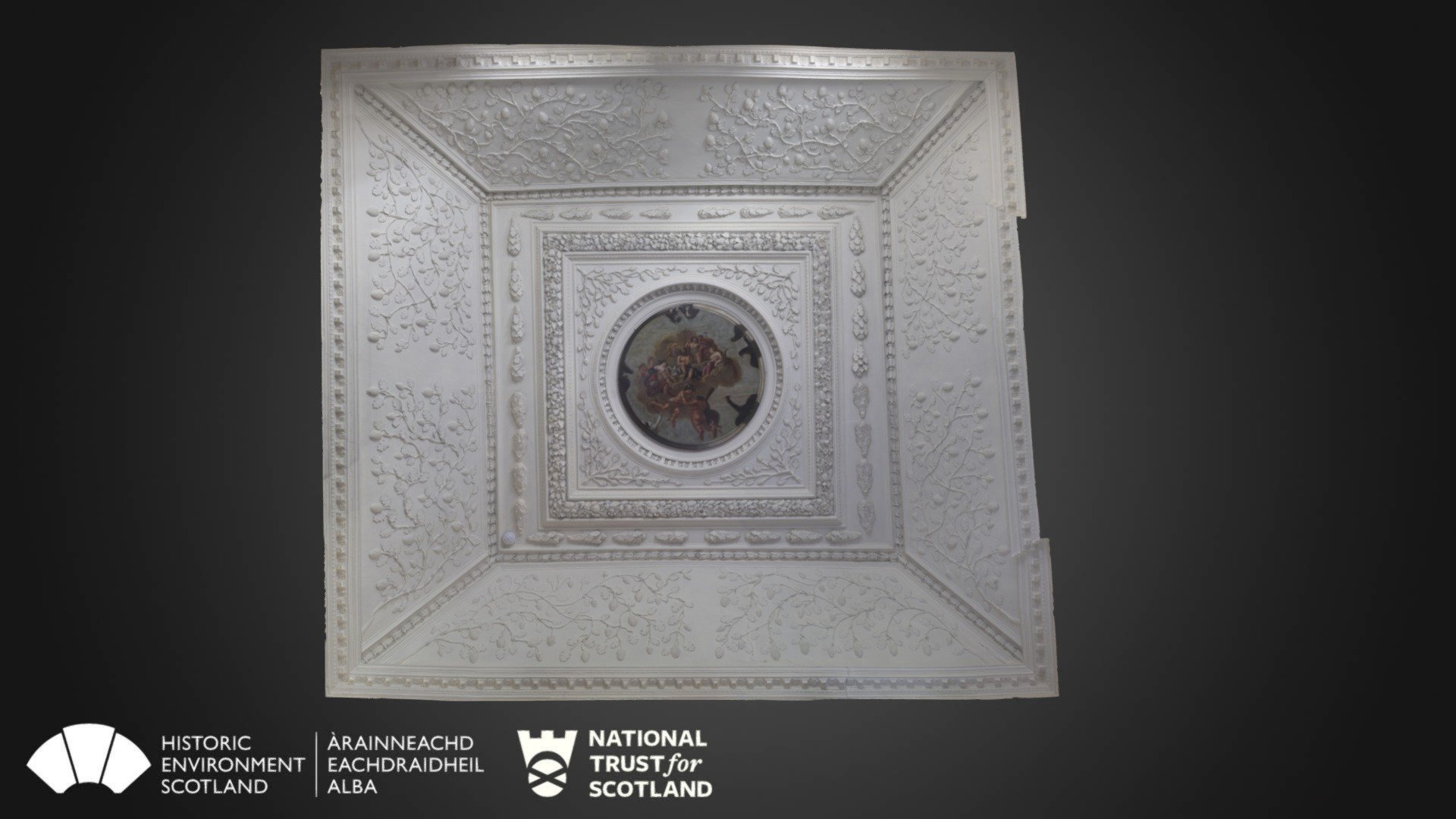 Vine Room, Kellie Castle Ceilings, NTS - 3D model by National Trust for ...