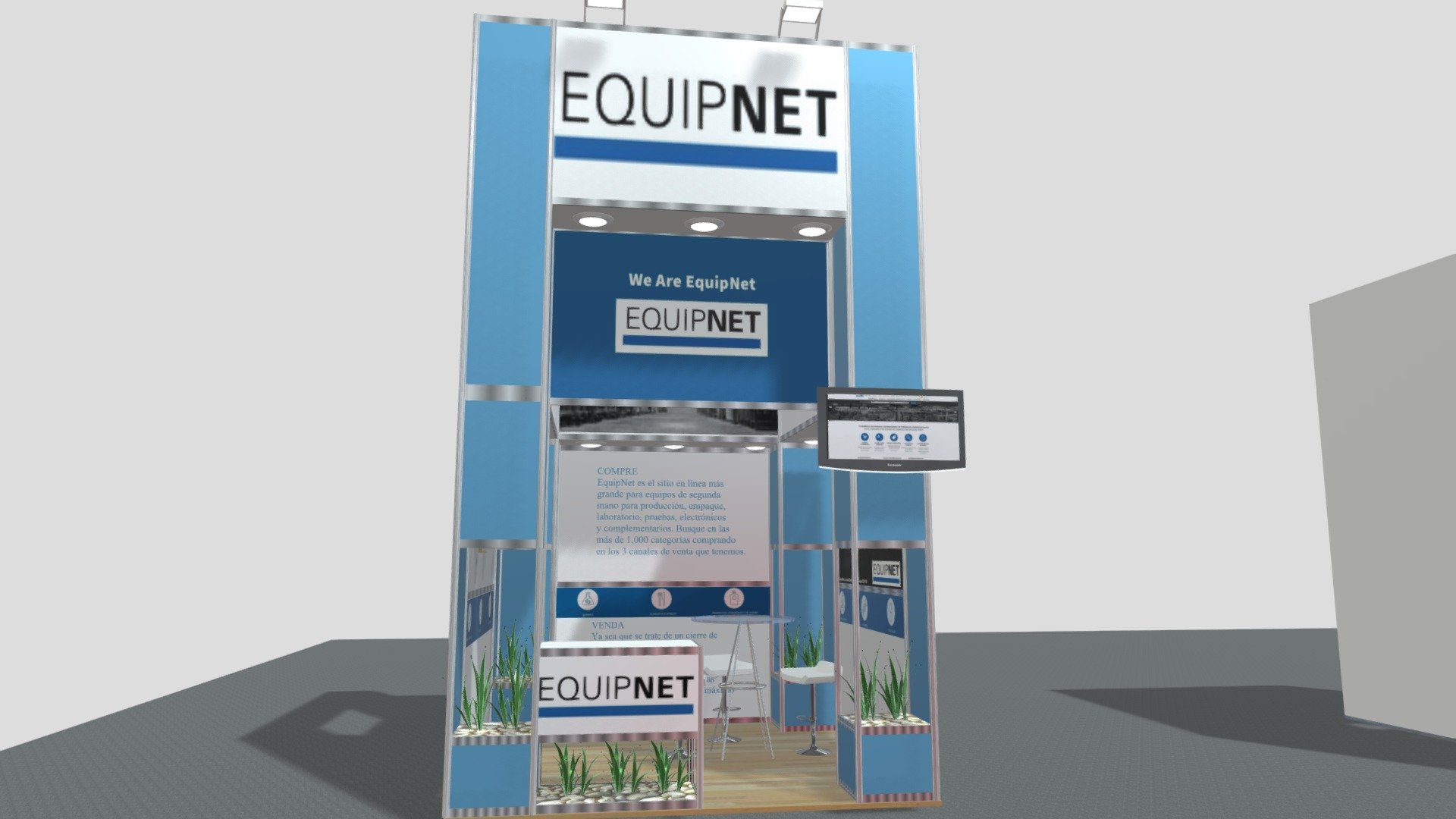 EQUIPNET - 3D model by espaciosyexhibicion [dc83fc5] - Sketchfab