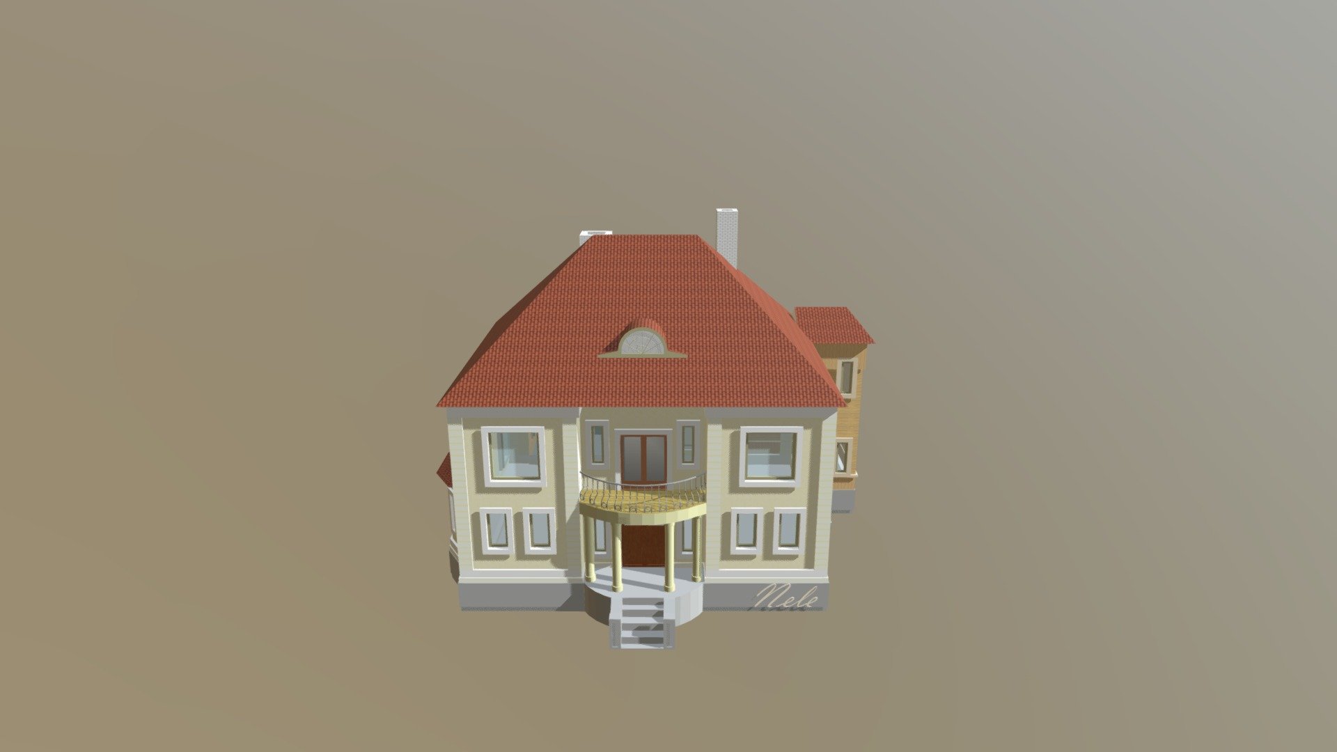 Heimat stiilis villa - 3D model by Nele.Ambos [dc8545f] - Sketchfab