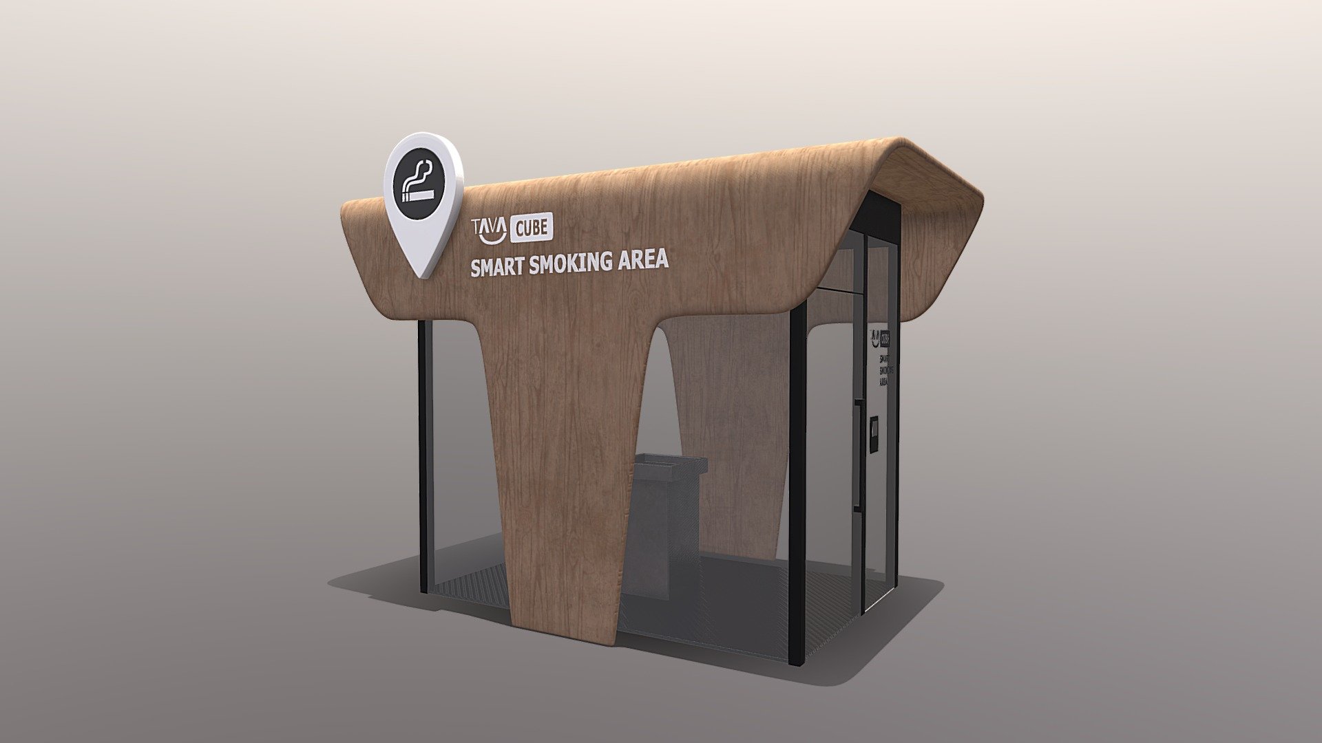 booth_B_Type03 - 3D model by feelbetter [dc85ca0] - Sketchfab