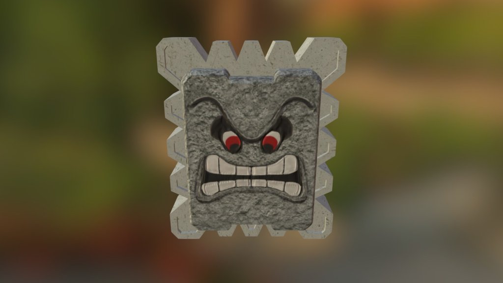 Thwomp - Download Free 3D model by Samuel Baeza (@sagarkh) [dc85e9f ...