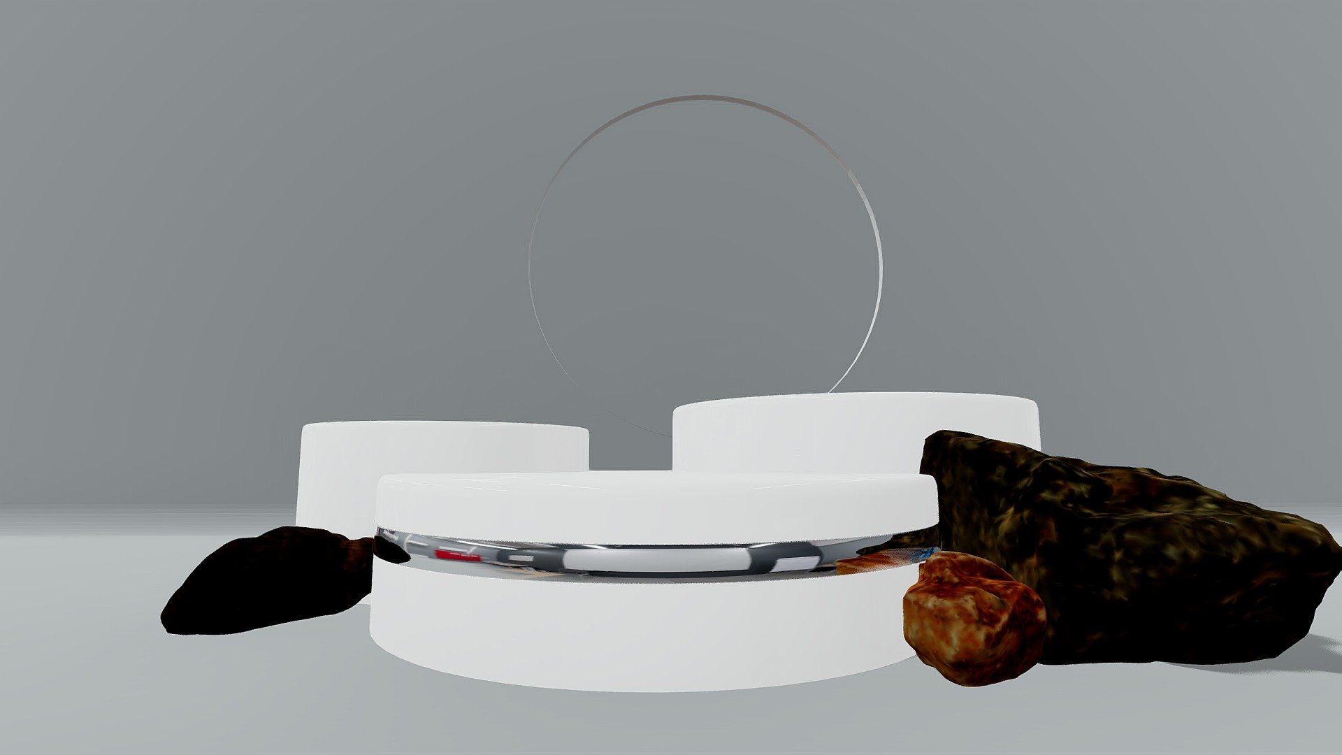 Product podium showcase for presentation - Download Free 3D model by ...
