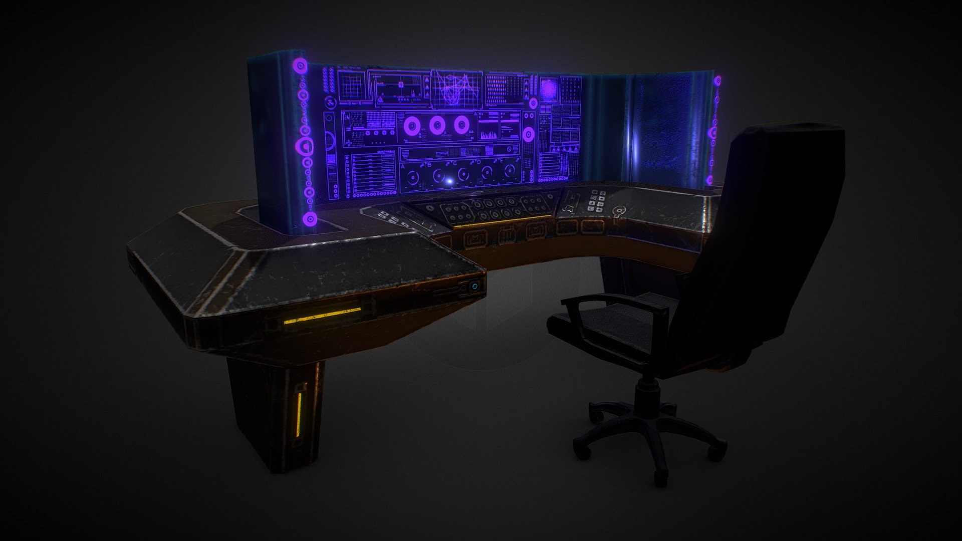 Weathered Workstation - Download Free 3D model by Lee Johansson (@lee ...