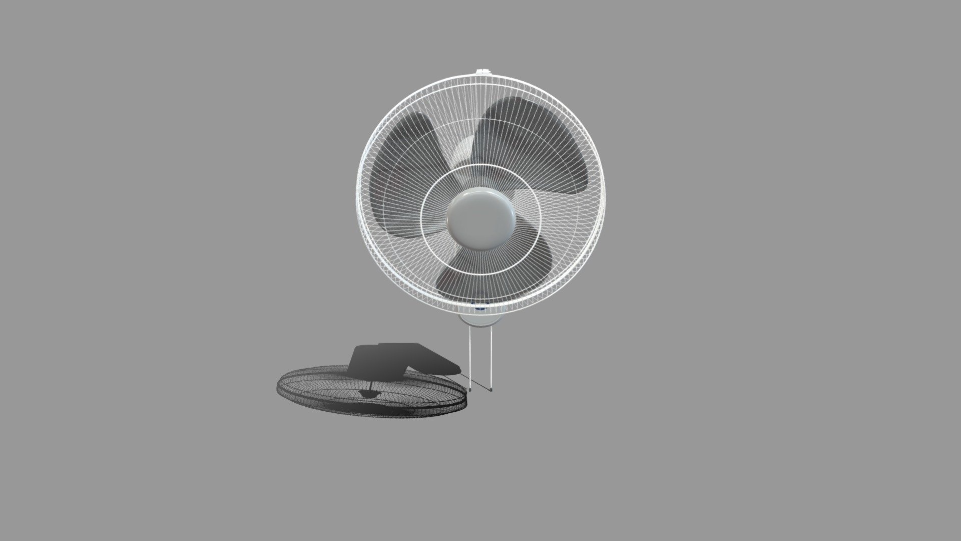 Electric Wall Fan - Download Free 3D model by htut_hutt [dc88229 ...