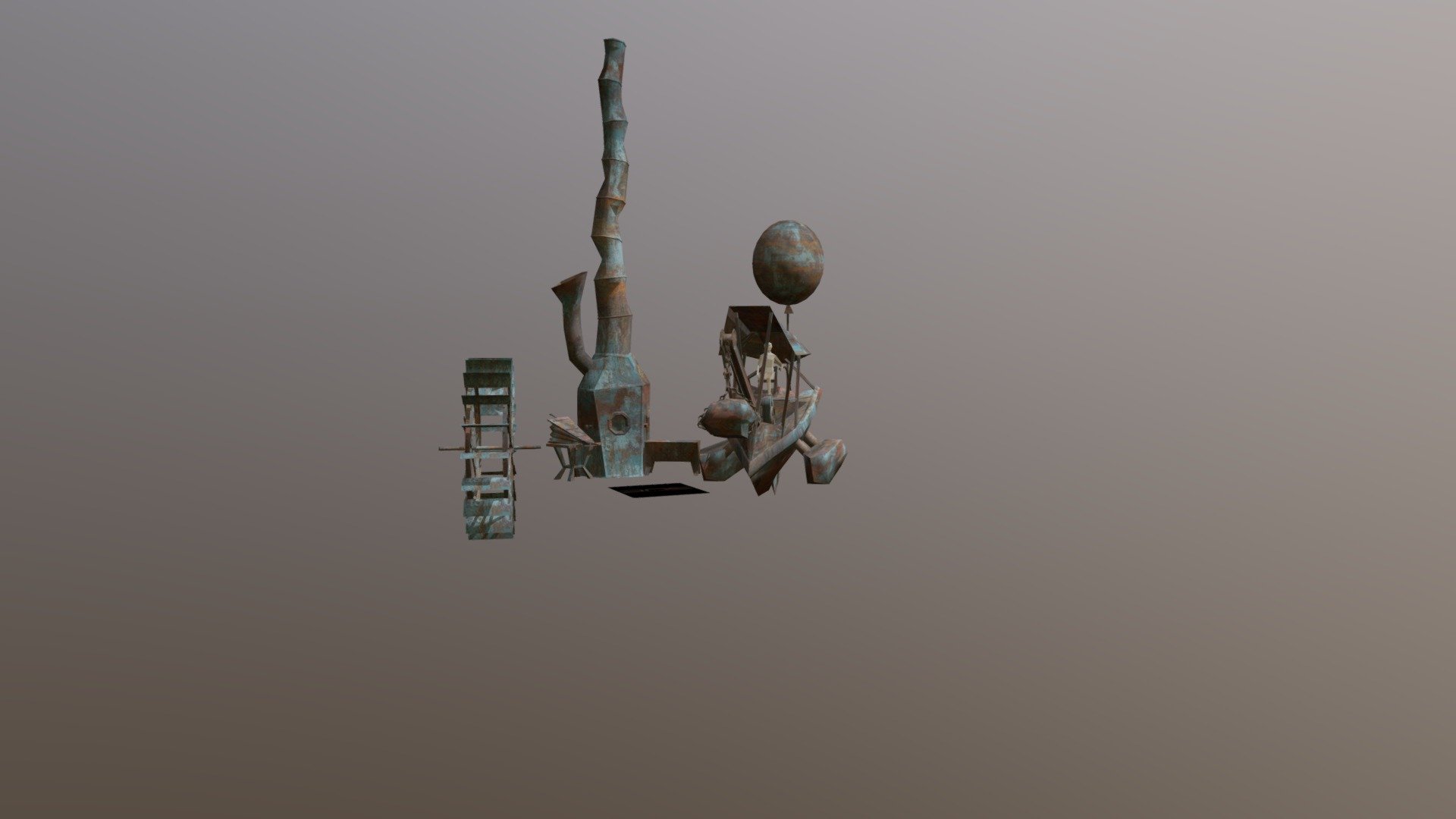 RUSTBORN - Unwrap 3 Model 1 - Download Free 3D model by Iben ...