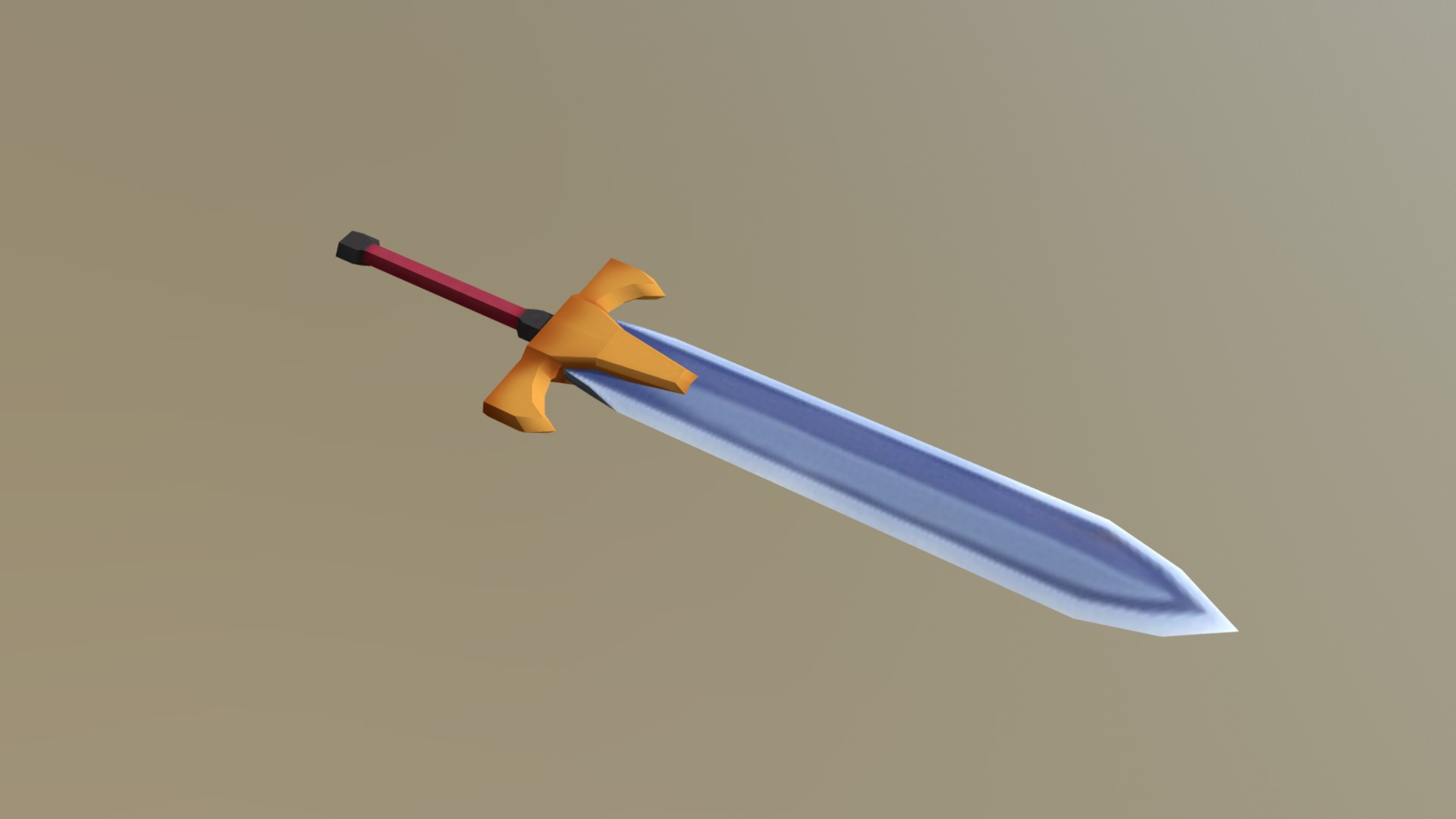 MDS Low Poly Props - Sword - 3D model by lukeevans [dc8a228] - Sketchfab