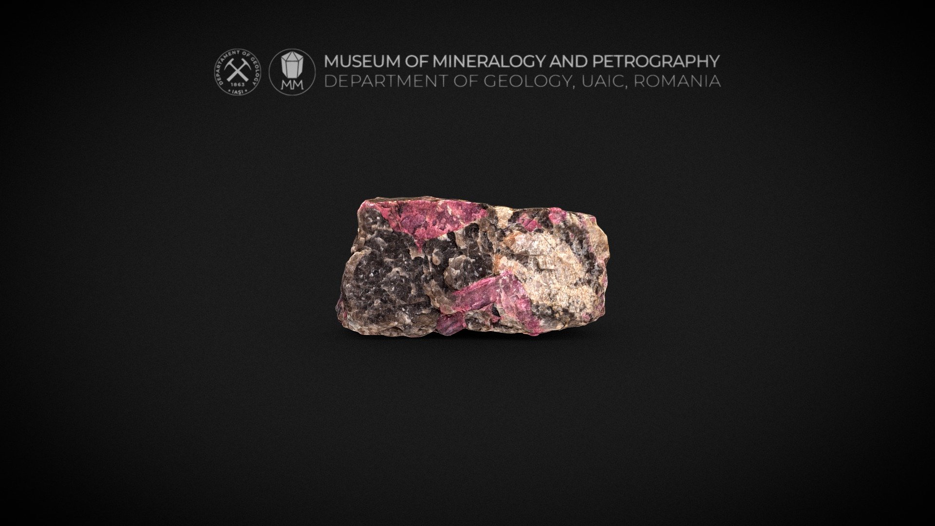 Eudialyte in nepheline syenite - 3D model by Museum of Mineralogy and ...