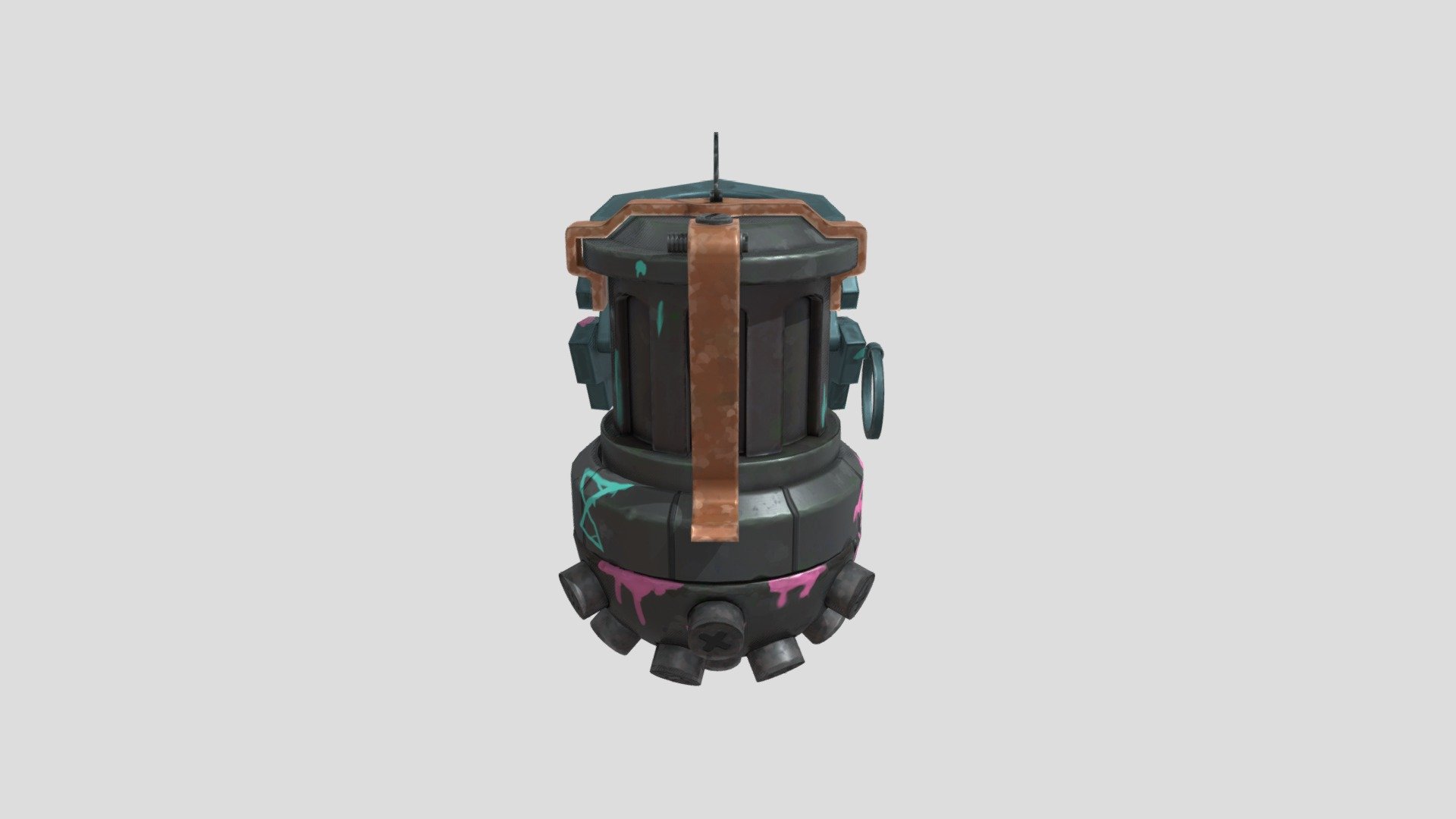 jinx grenade - 3D model by Taraend [dc8b0e7] - Sketchfab