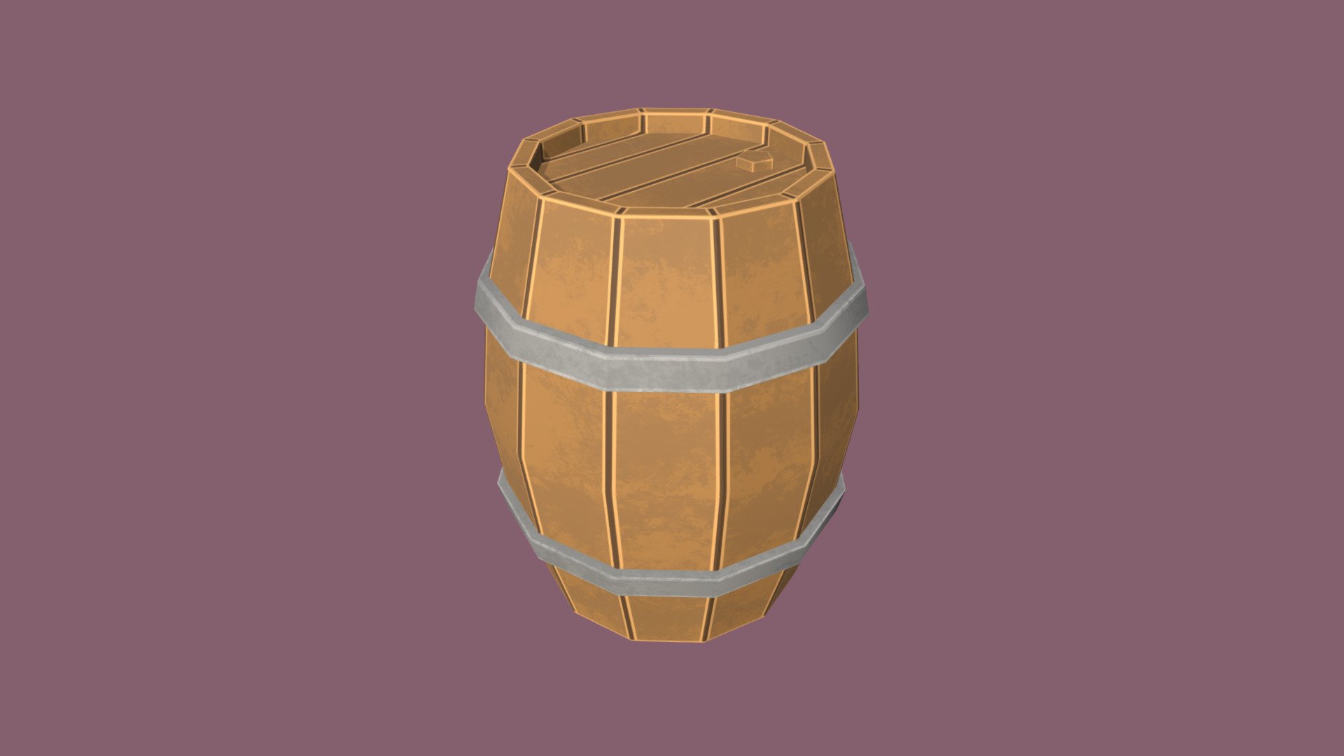 Barrel Low Poly - 3D model by bruno.lupercio [dc8e7ab] - Sketchfab