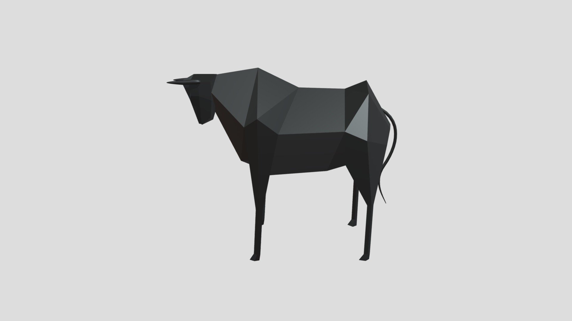 Bull Low Poly - Download Free 3D model by alexjanaqi [dc902bd] - Sketchfab