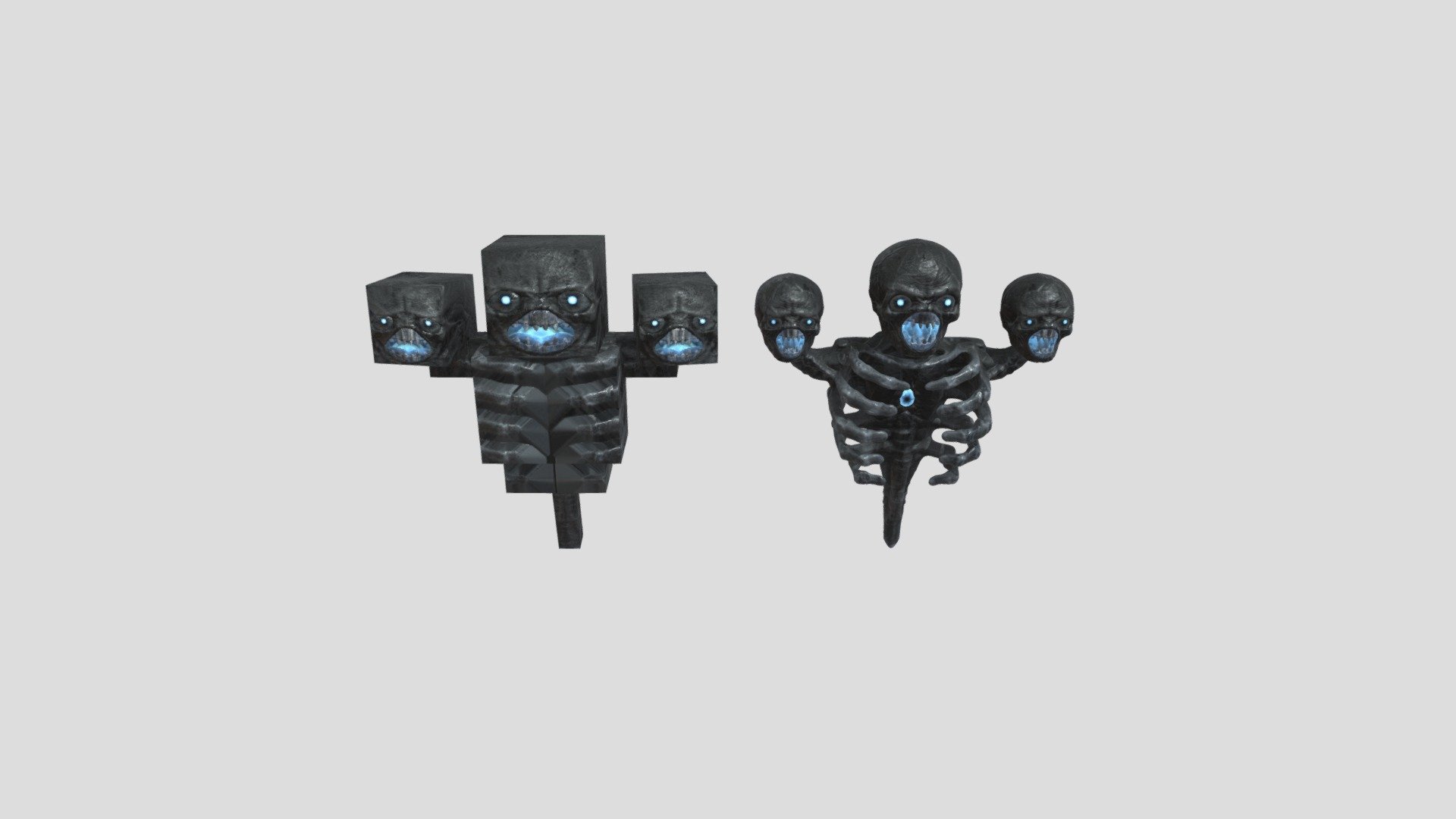 Realistic Wither - Download Free 3D model by Minecraft_Master ...