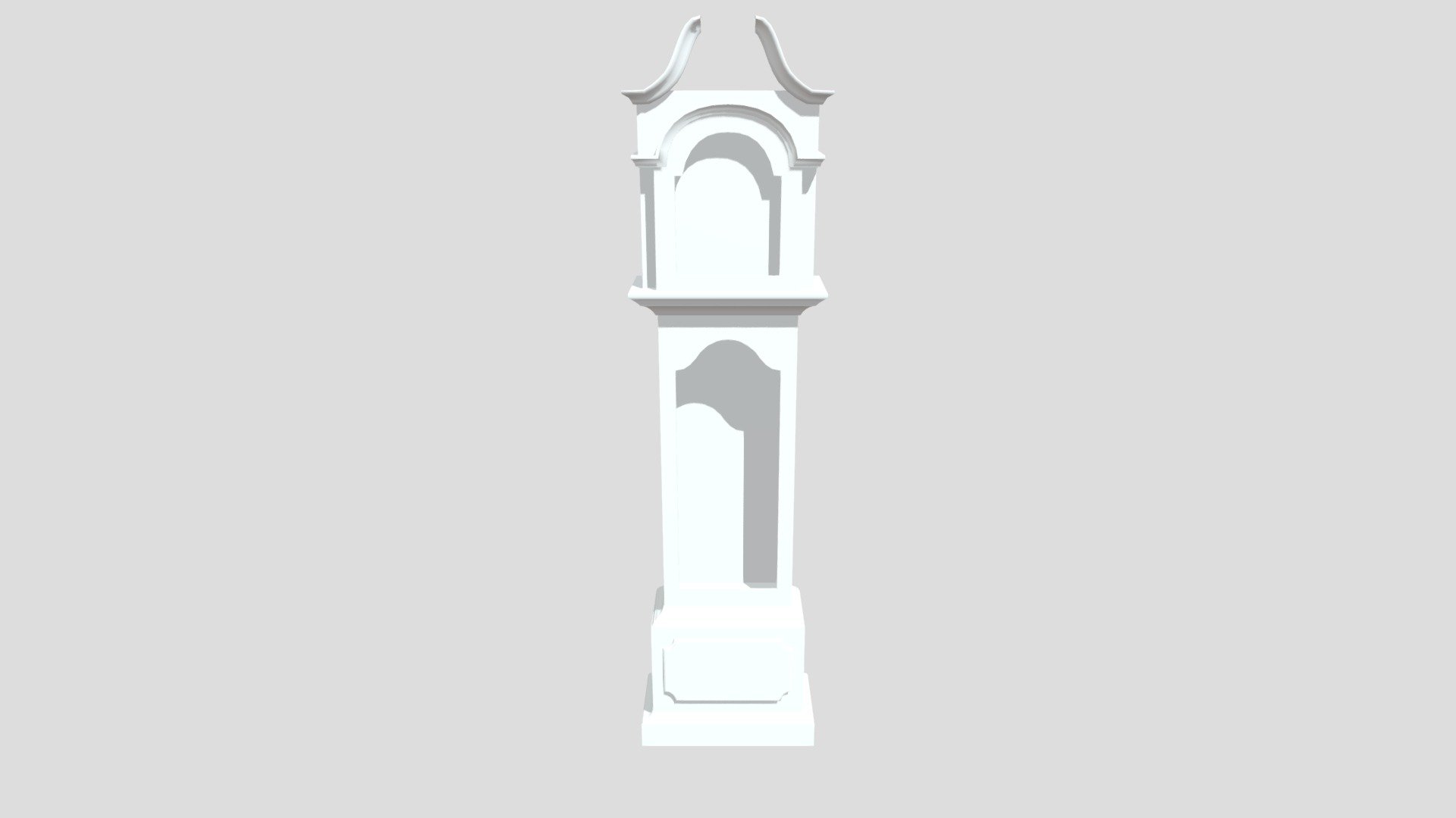 Grandfather Clock - 3D model by Monikio [dc94538] - Sketchfab