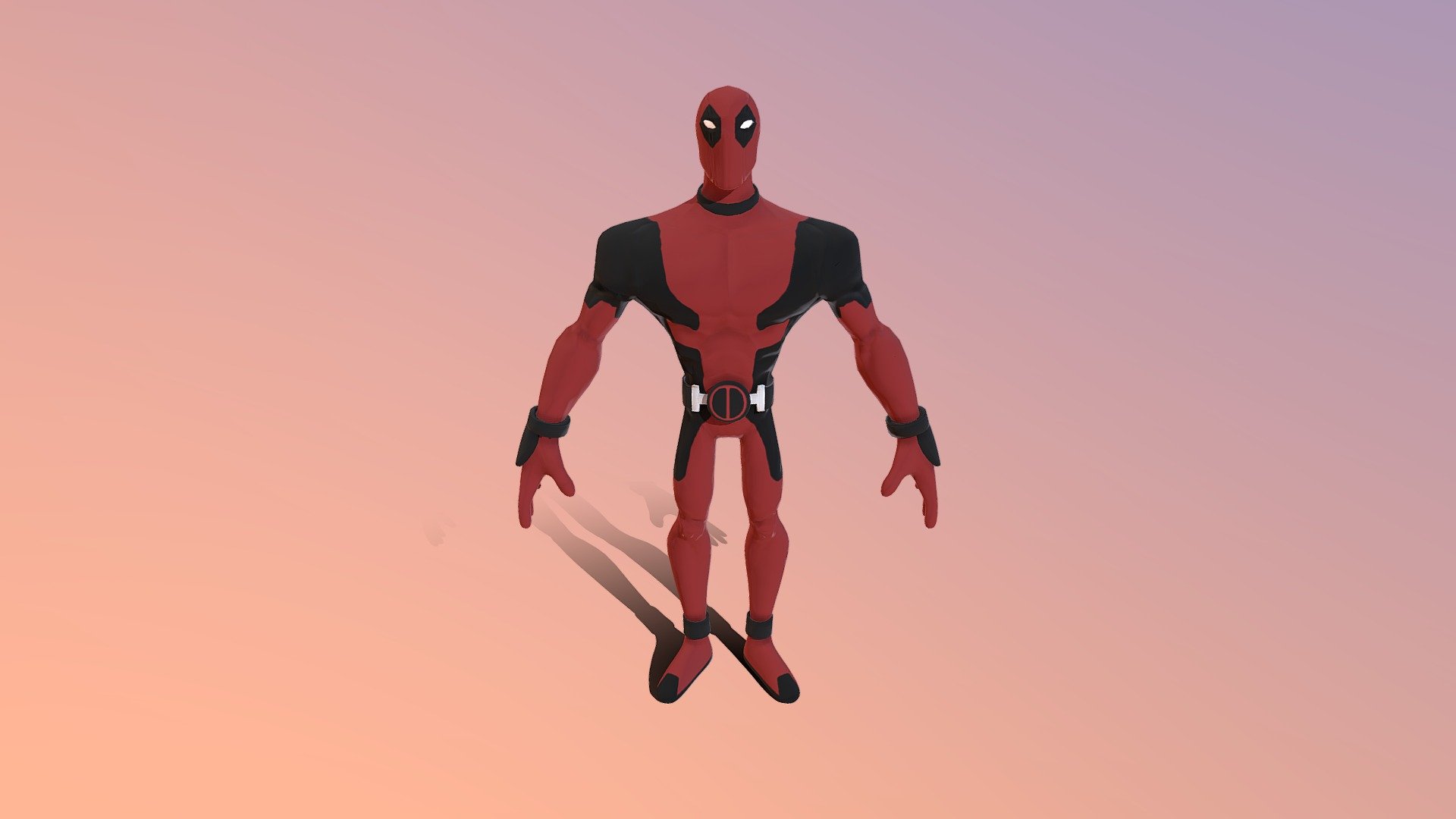 Deadpool - 3D model by Diwu0429 [dc94923] - Sketchfab