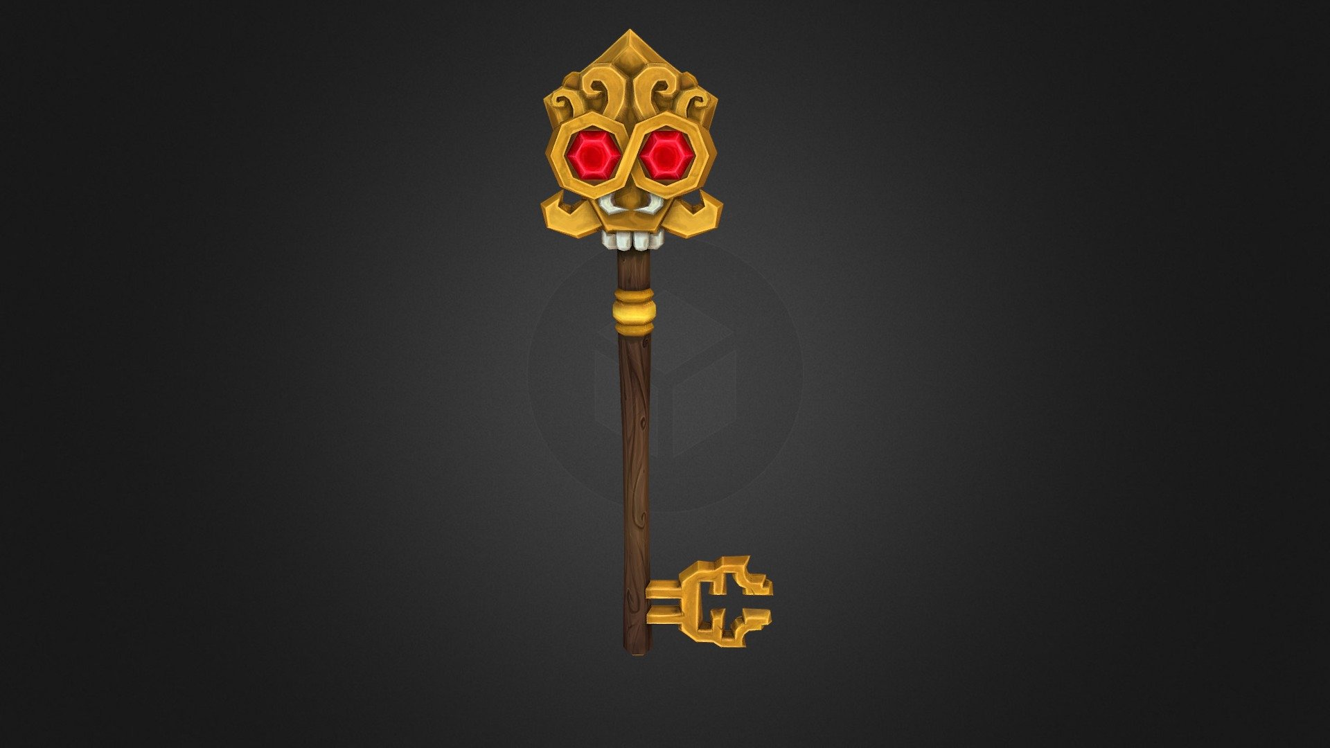 Stylized Key - 3D model by ScarlettEllis [dc94dda] - Sketchfab
