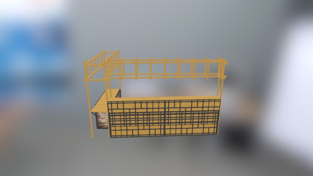 Foodstand Nachtlab - 3D model by ryanreddy [dc95230] - Sketchfab