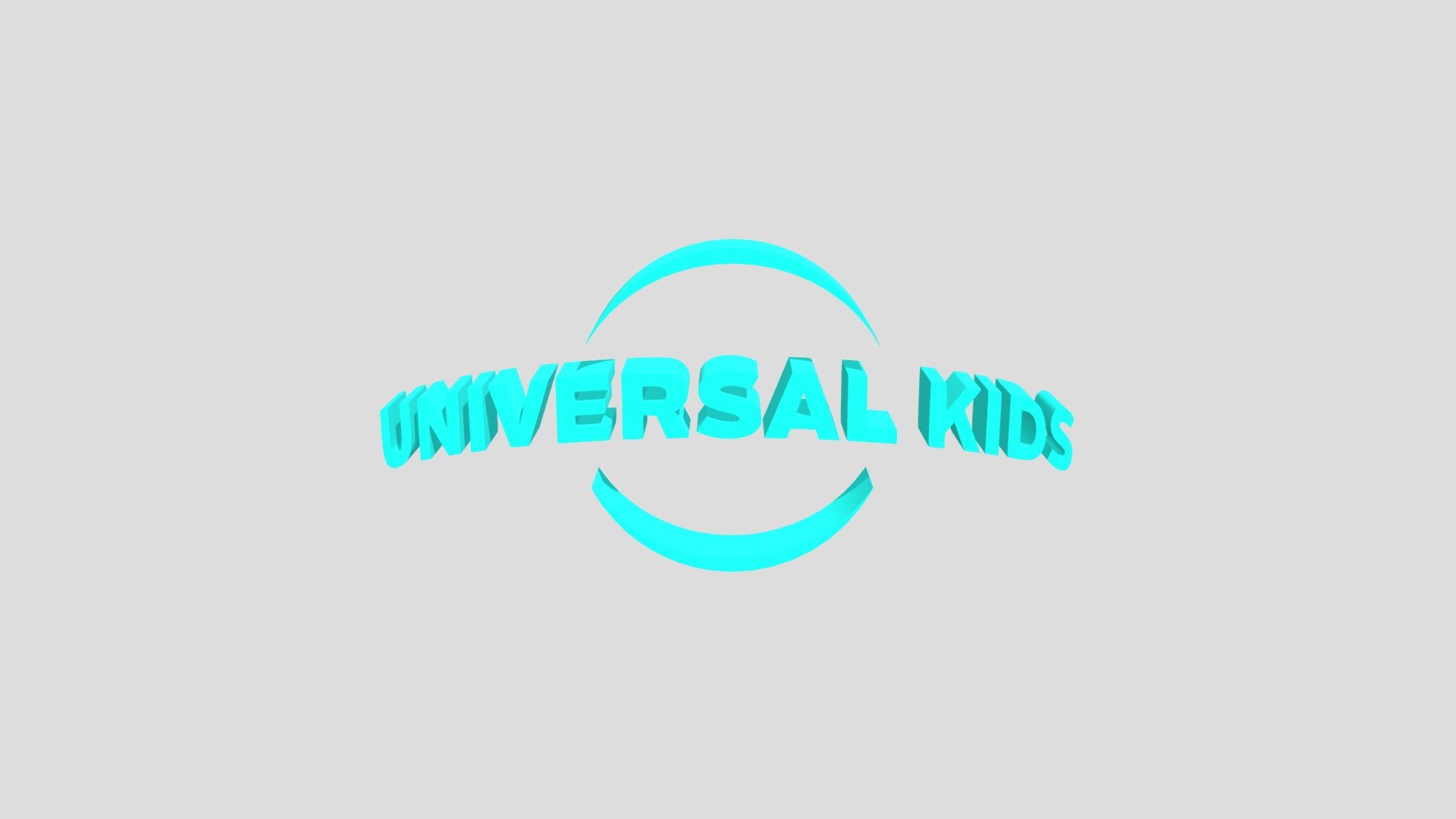UNIVERSAL KIDS LOGO - Download Free 3D model by Eww ...
