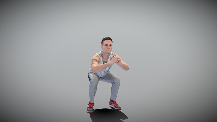 Squatting 3D models - Sketchfab