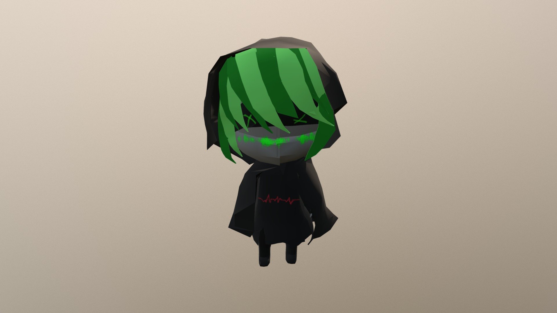 Chibi Character - 3D model by MiuAsakura [dc988cf] - Sketchfab