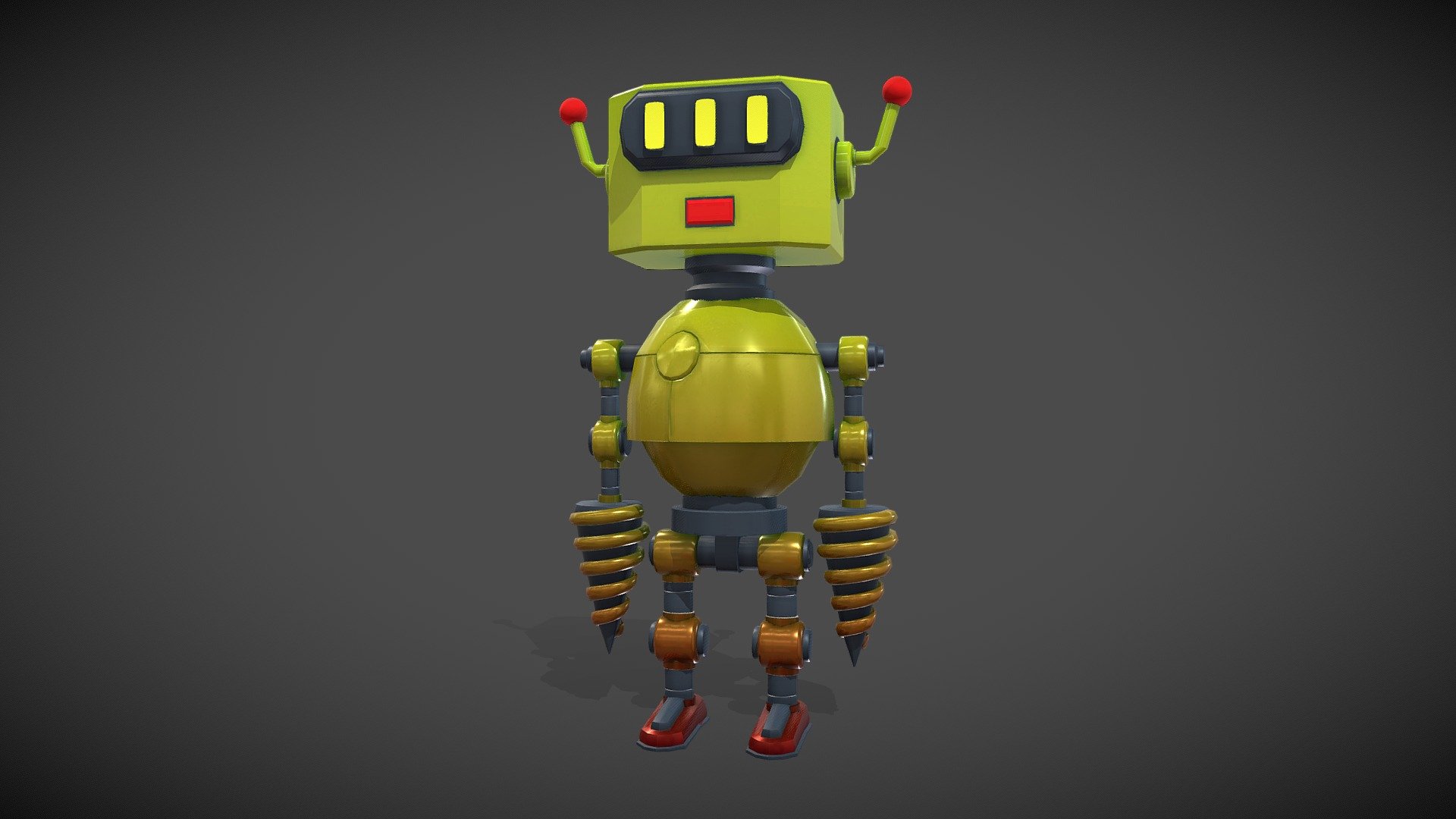 Stylized Robot - Download Free 3D model by Kieran Airey (@KieranA04 ...