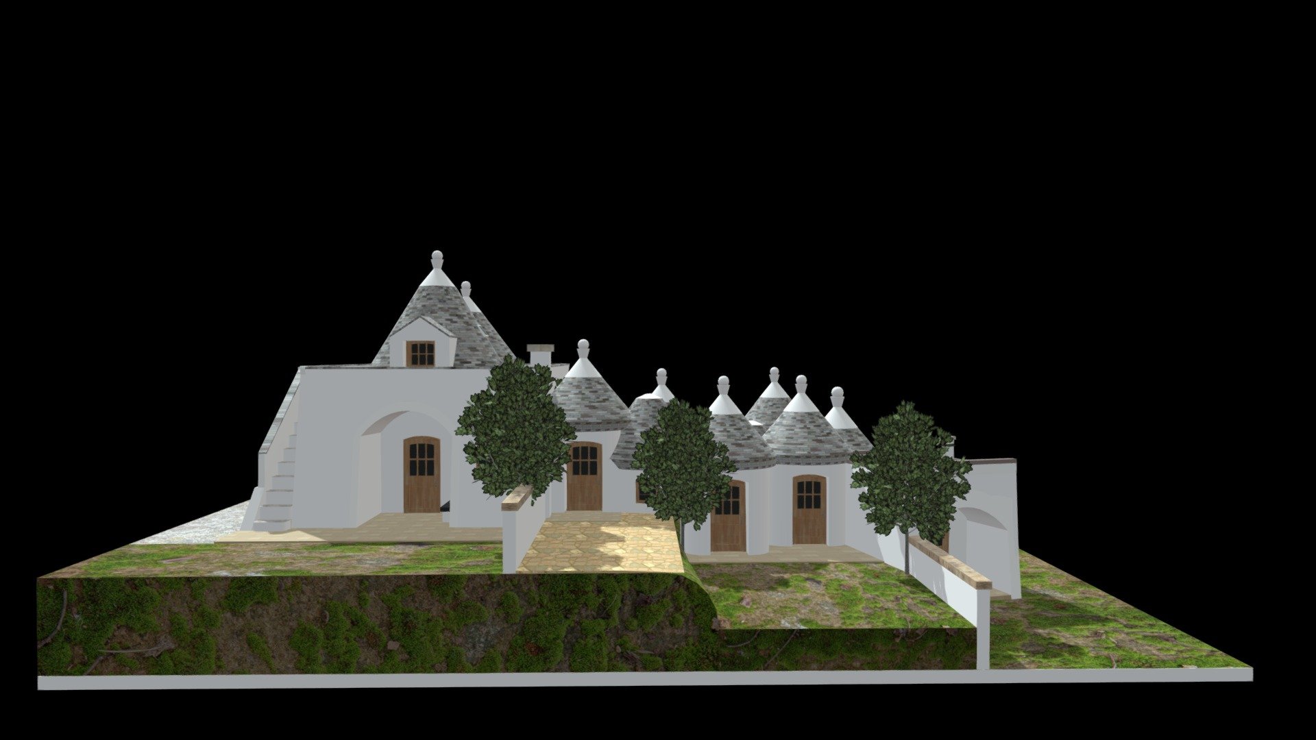 Trullo Tumbinno (Cisternino - Italy) - 3D model by 3D View (@dimoduk ...