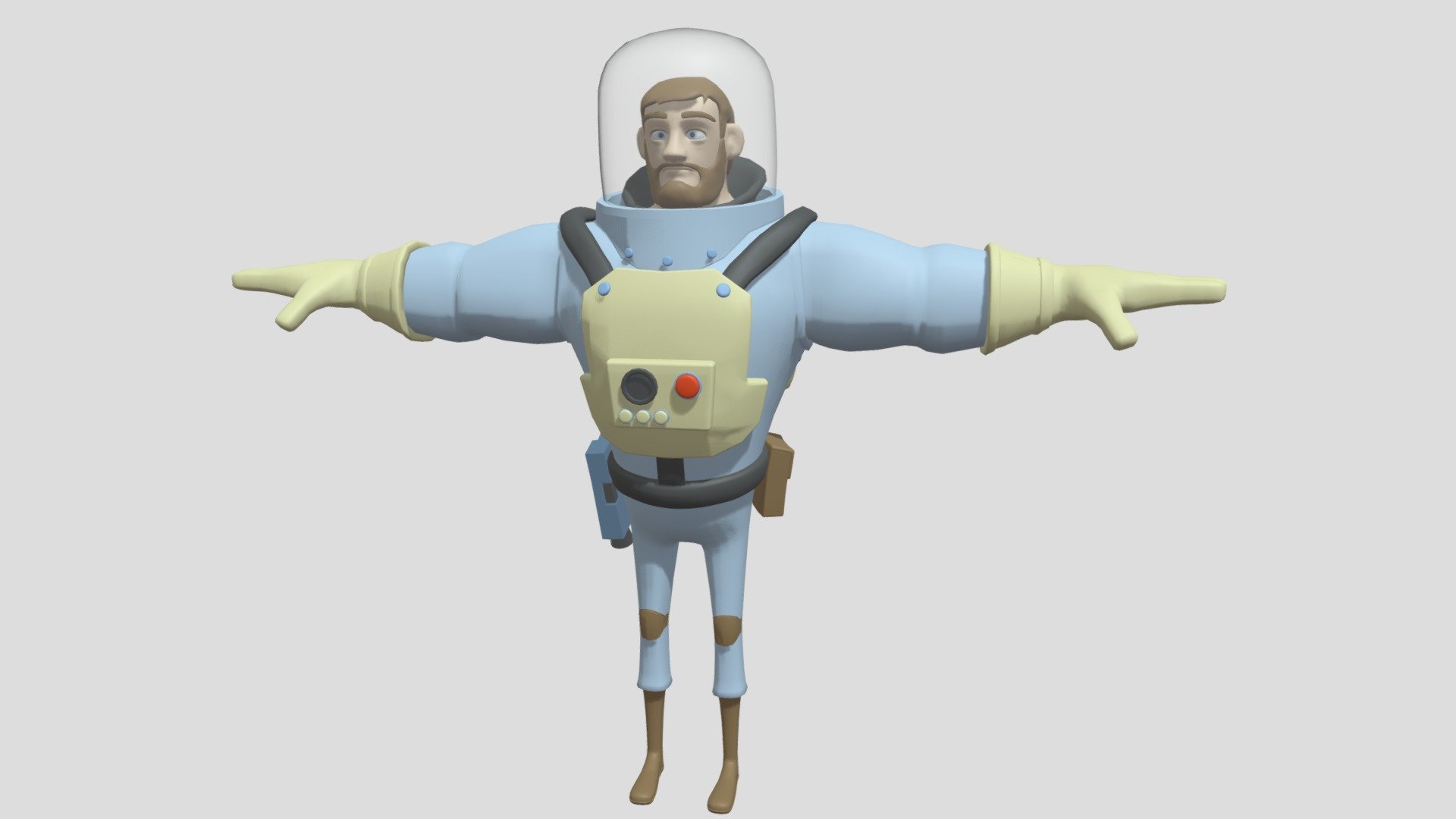 SpaceMan_WIP - 3D model by Pavel.Kozulya [dc99afa] - Sketchfab