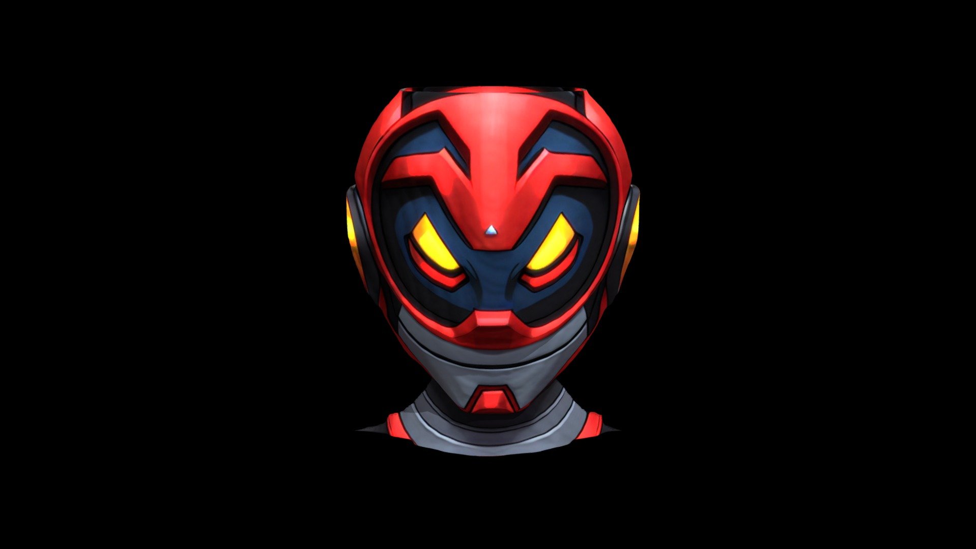 Helmet Mask Robot Cartoon 1630 - Download Free 3D model by klrxyz ...