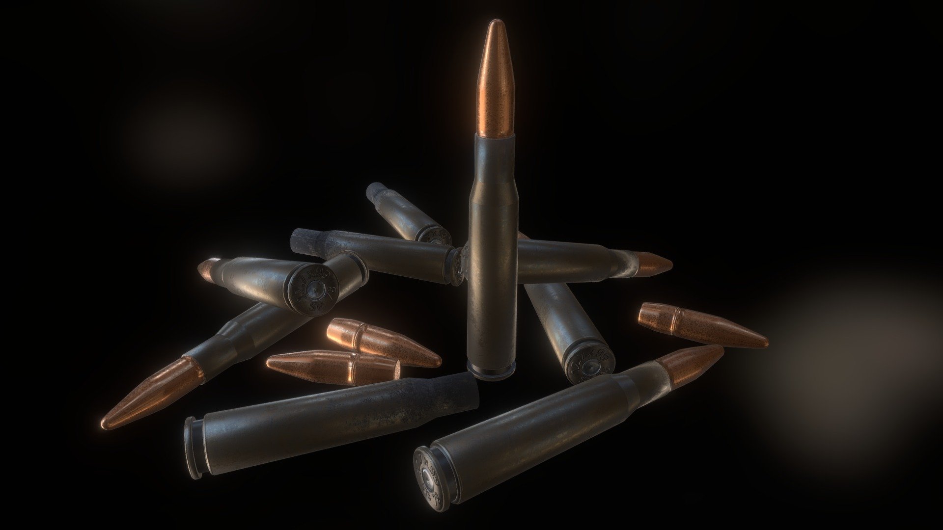 .50 Cal Bmg Cartridges - 3D model by Cigec Studio (@cigec) [dc9ac1c ...