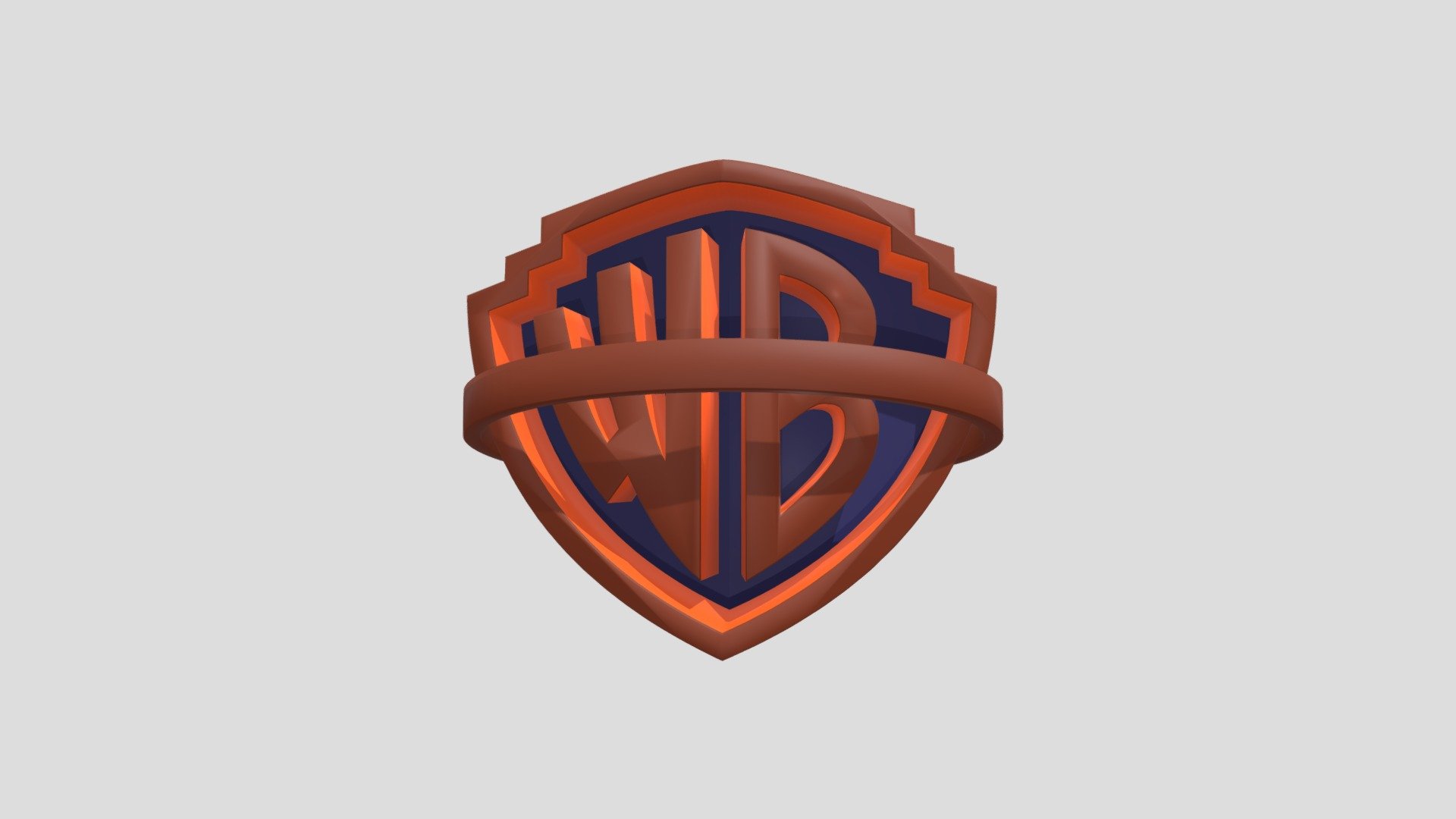 Warner Bros_ Pictures Shield Model - Download Free 3D model by ...