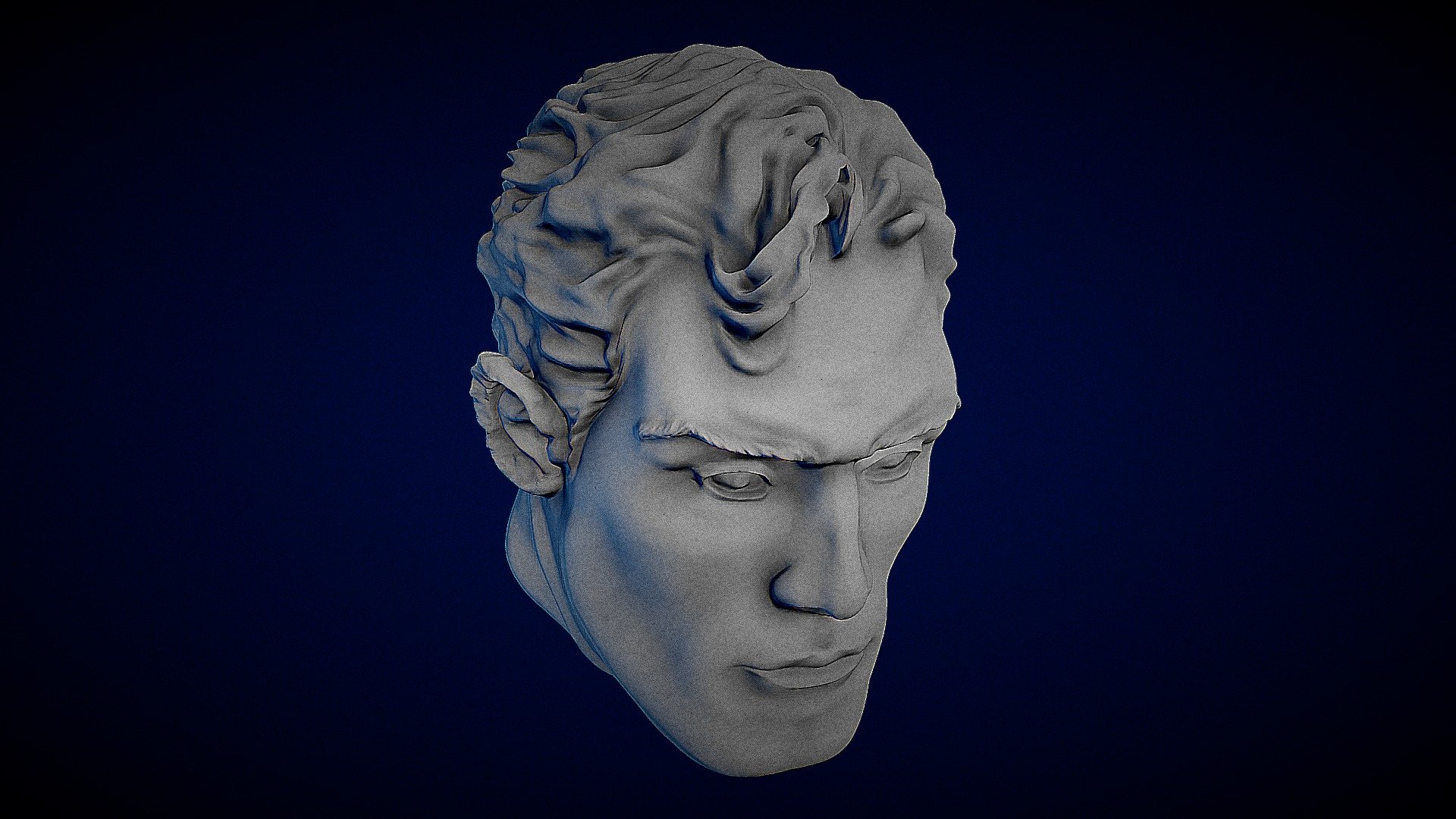 Superman Face - 3D model by Seth.Rucci [dca0f82] - Sketchfab