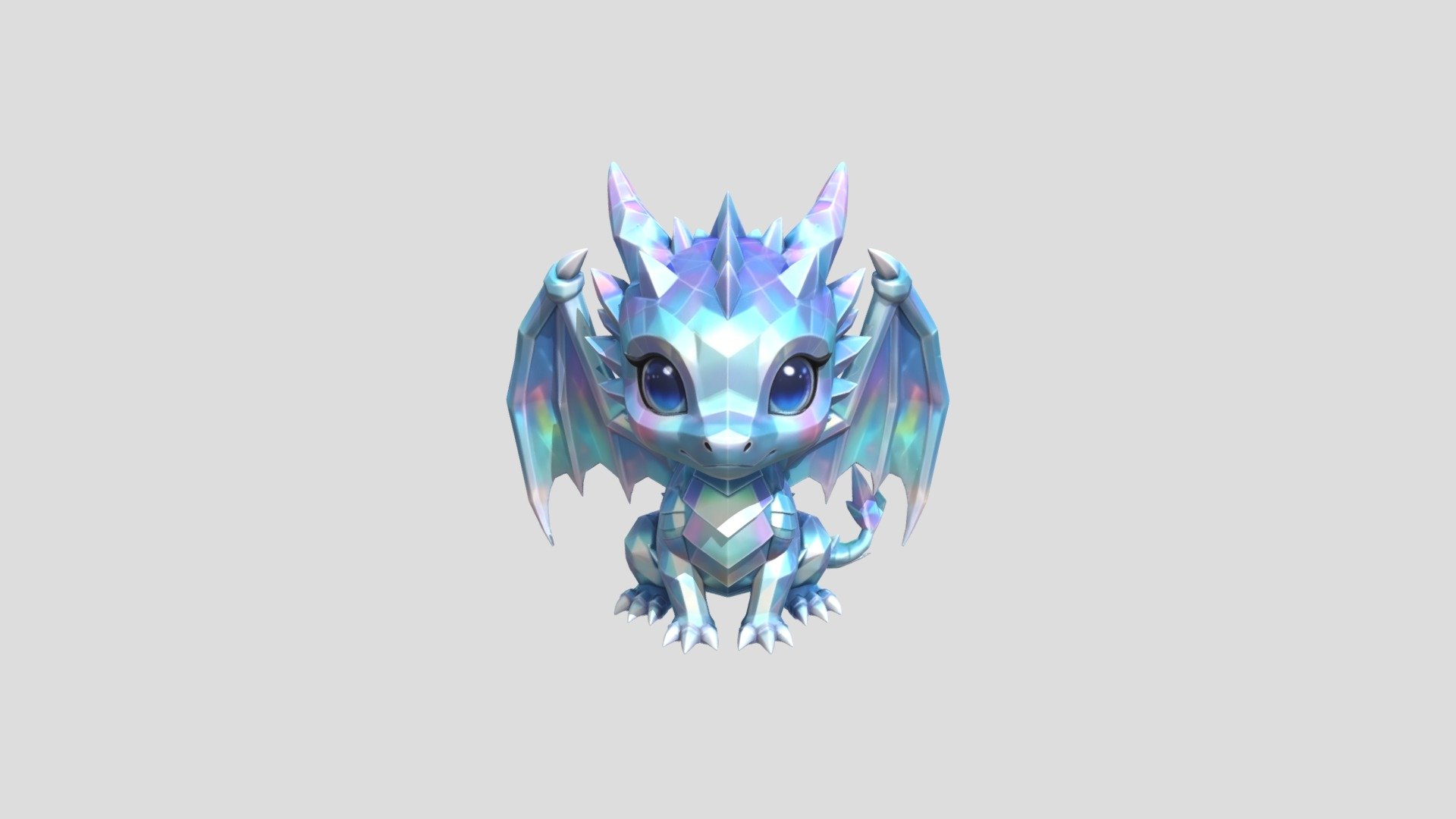 Crystalline Hatchling - 3D model by aguamyst [dca0fbb] - Sketchfab