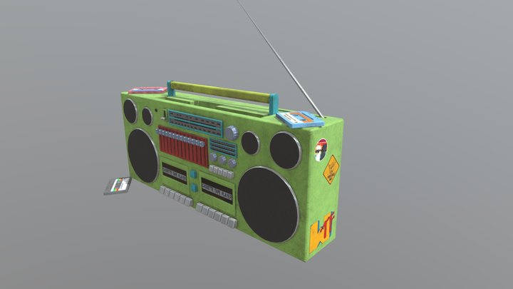 Boombox 3D models - Sketchfab