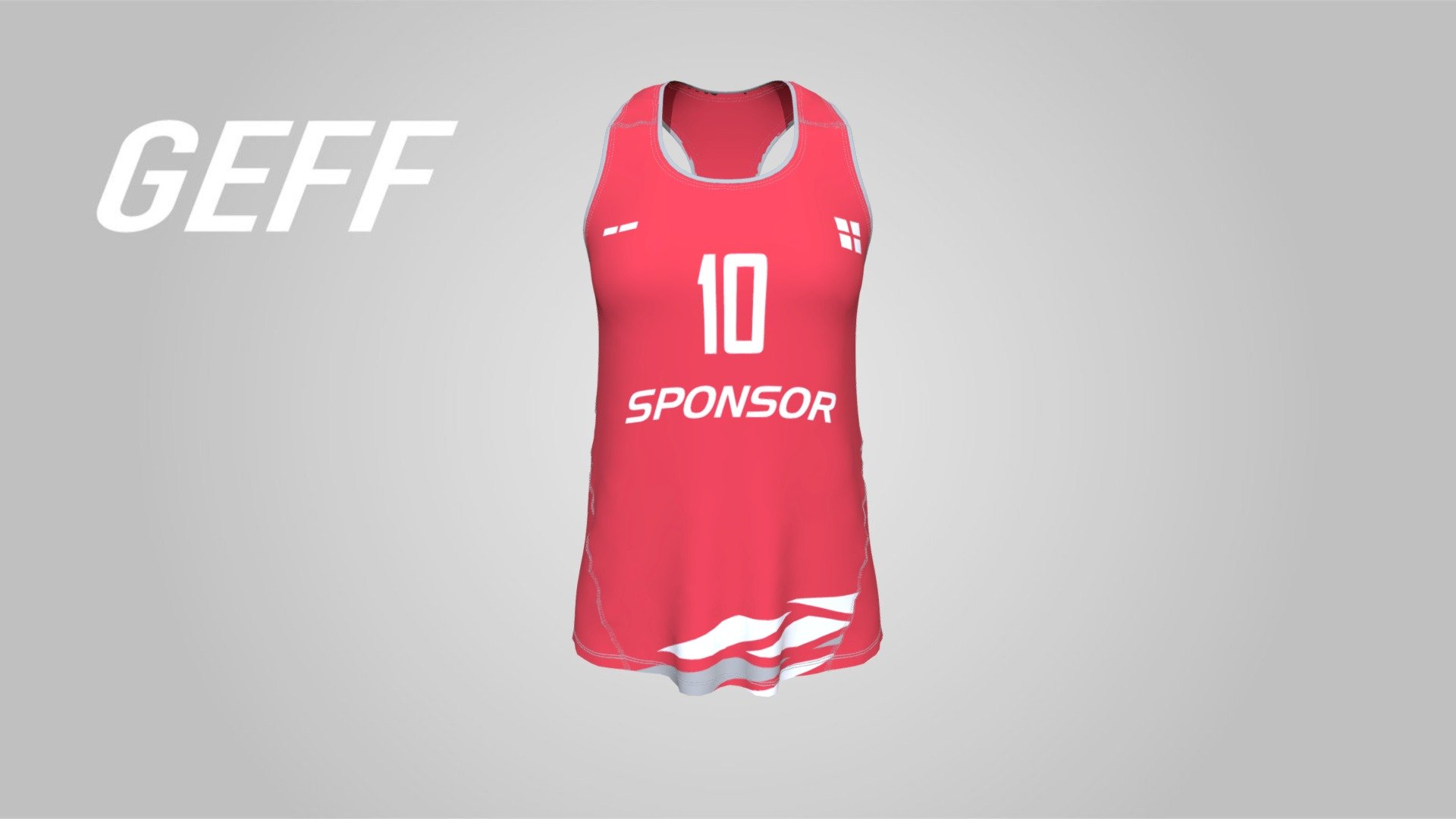 GEFF GAMMA COLLECTION SLEEVELESS - 3D model by GEFF SPORT (@geffsport ...