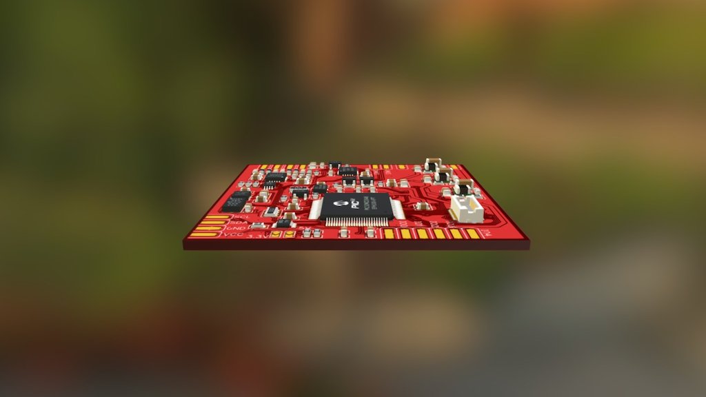 Motion Tracker (Board Only) - Download Free 3D model by Majenko ...